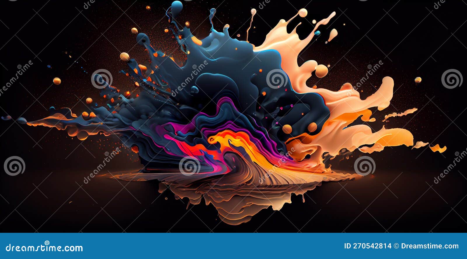 3D Abstract Art Background Design Stock Illustration - Illustration of ...