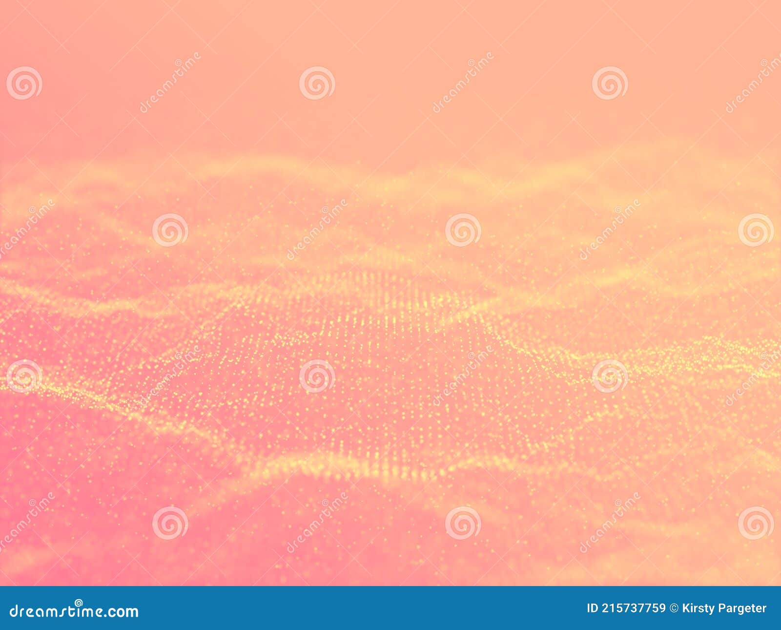 3D Abstract Background with a Cyber Particles Design Stock Illustration ...