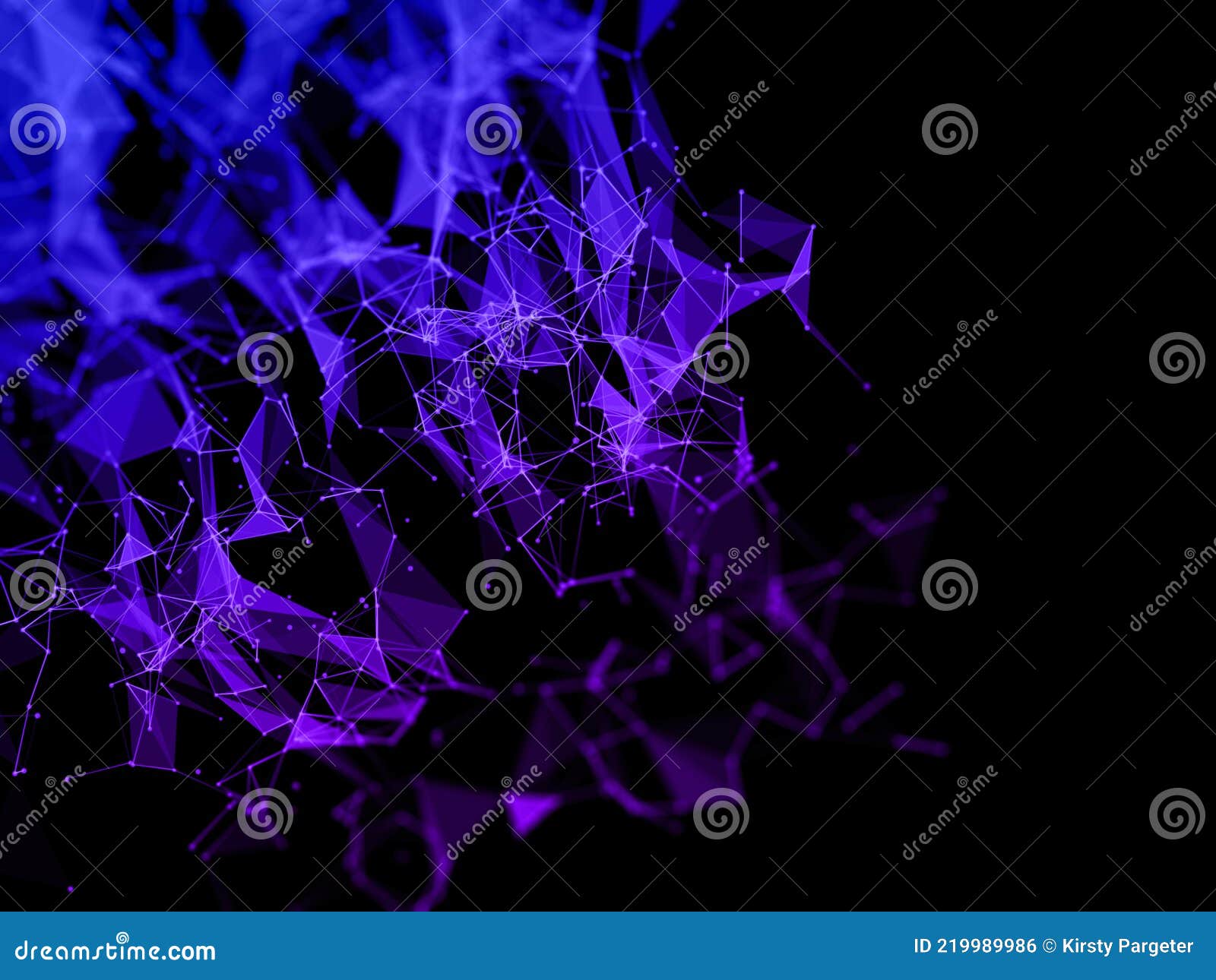 3D Abstract Background with Detailed Low Poly Design Stock Illustration ...
