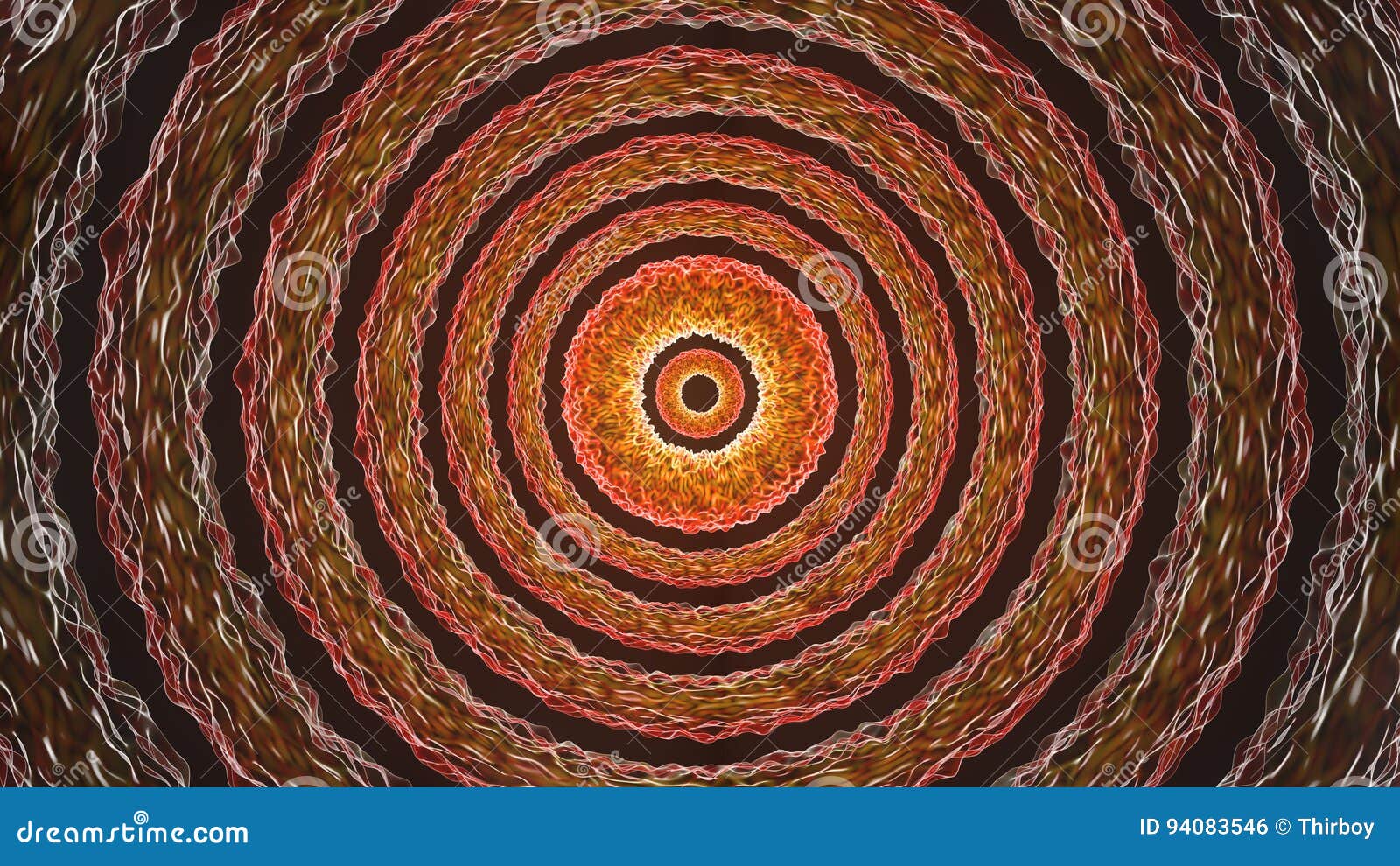 3d Abstract Background of Heat Wave Loop Stock Illustration ...