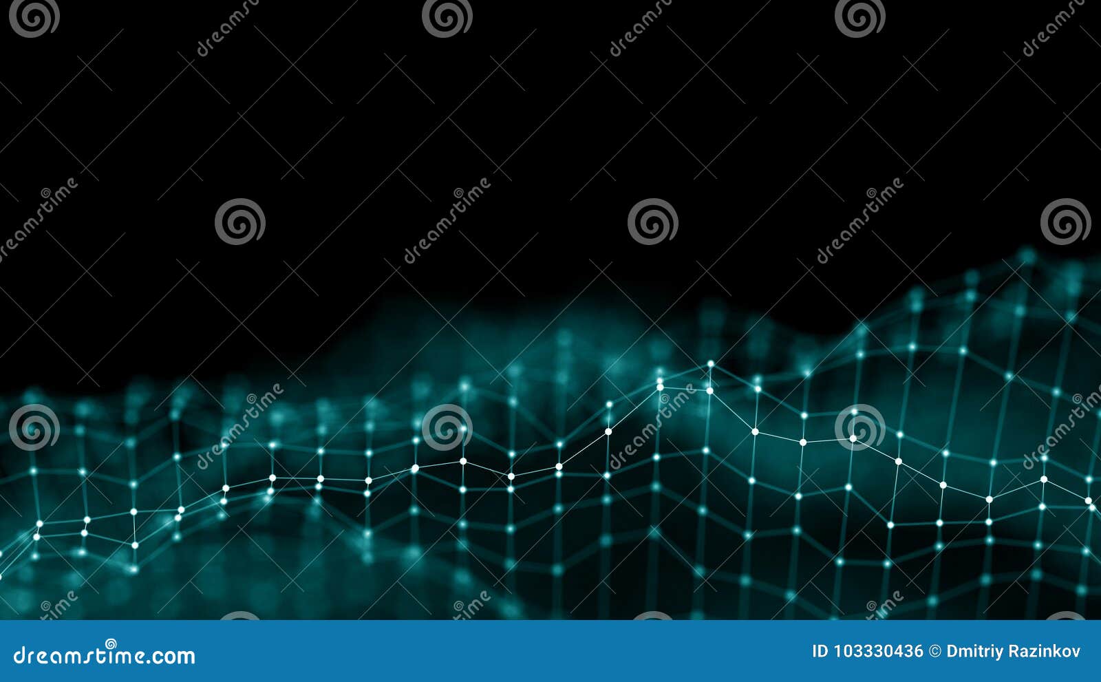 3d Abstract Background Network Concept . Future Background Technology ...
