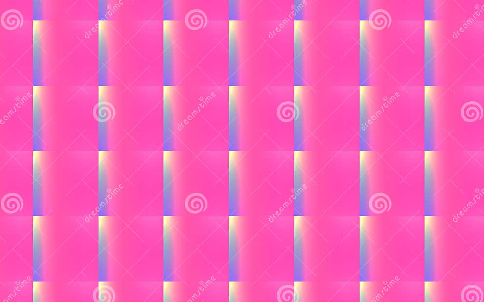 3D Abstract Background of Pink , Violet and Yellow Interacting ...