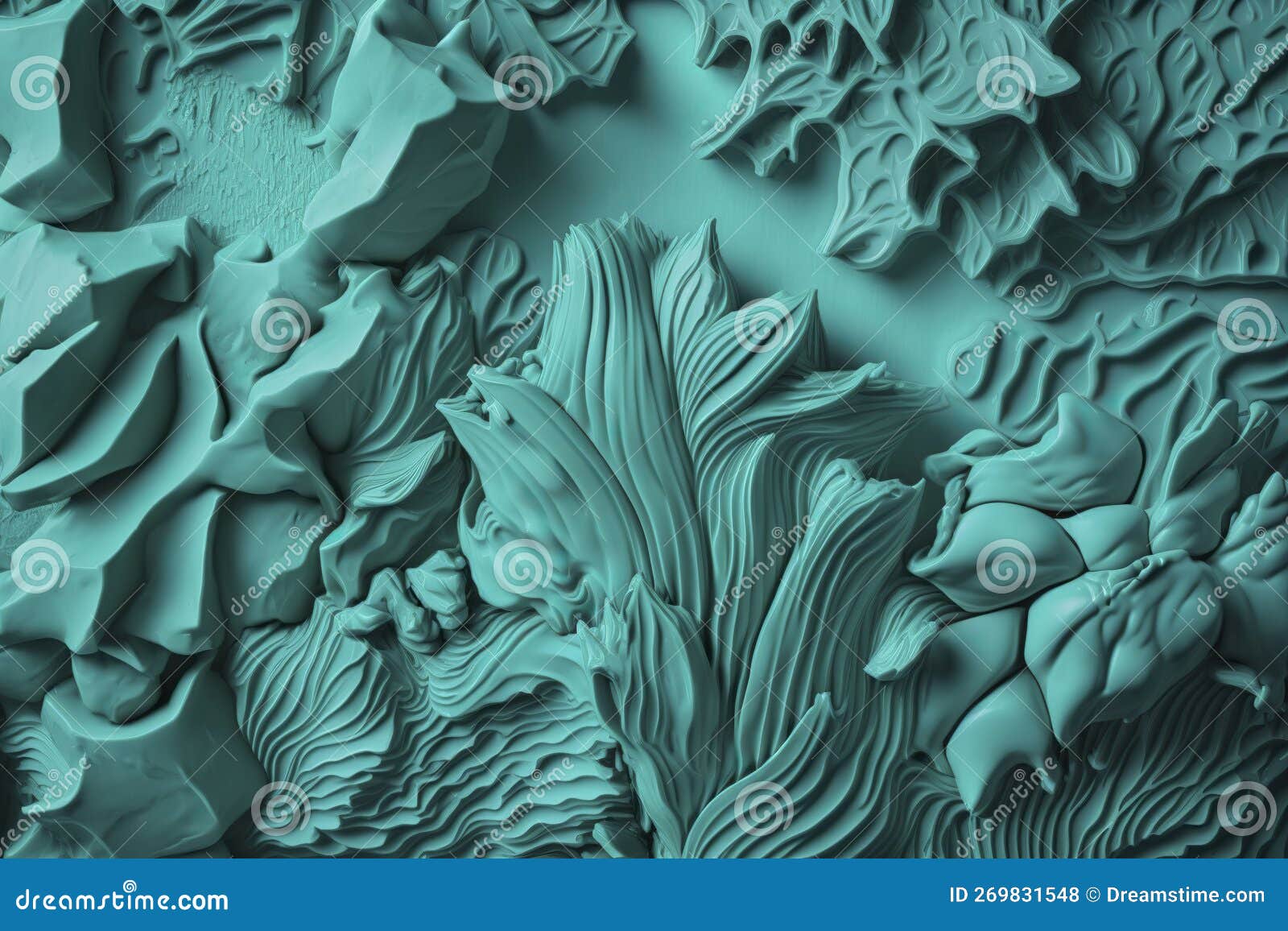 3d Abstract Background. Plastic Art Stock Illustration - Illustration ...