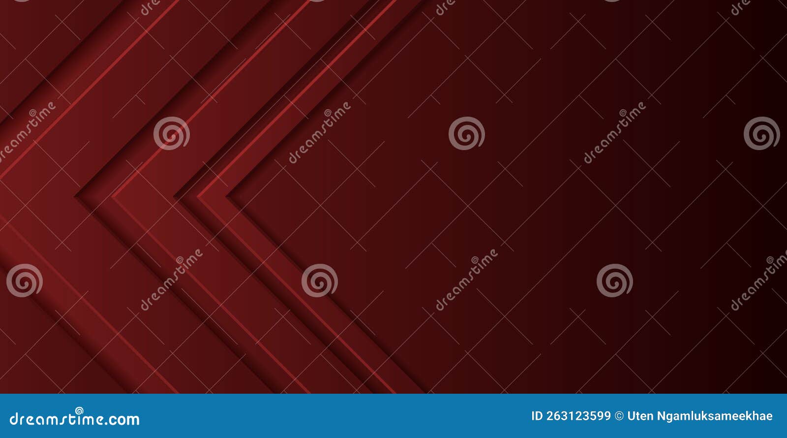 3D Abstract Background Red Arrowhead Triangle Stock Vector ...