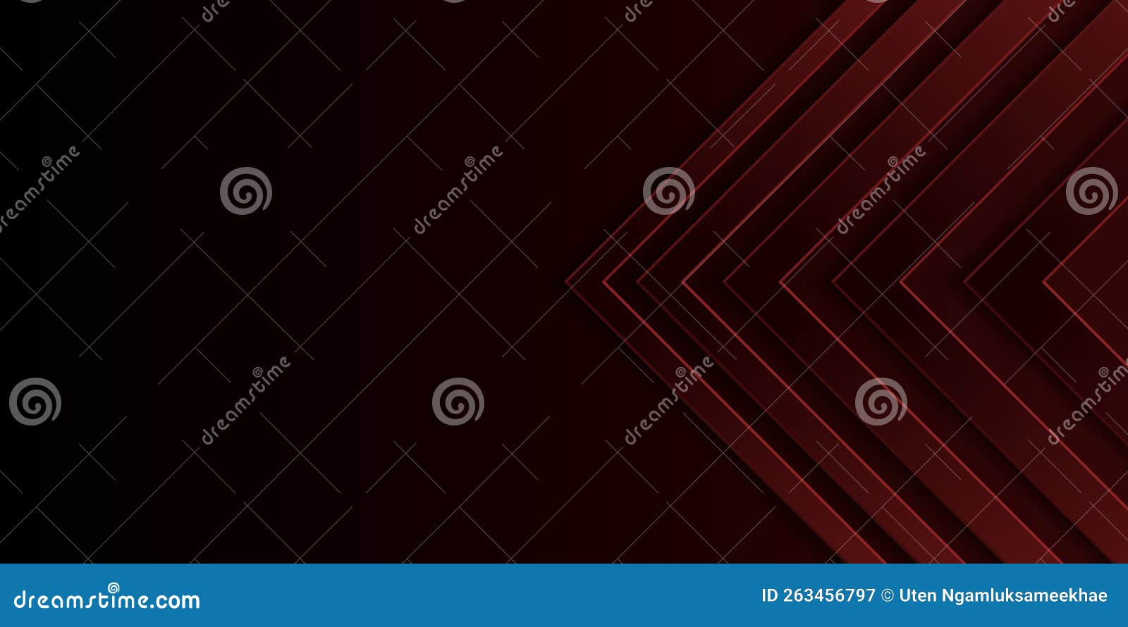 3D Abstract Background Red Right Triangle Frame Stock Vector ...