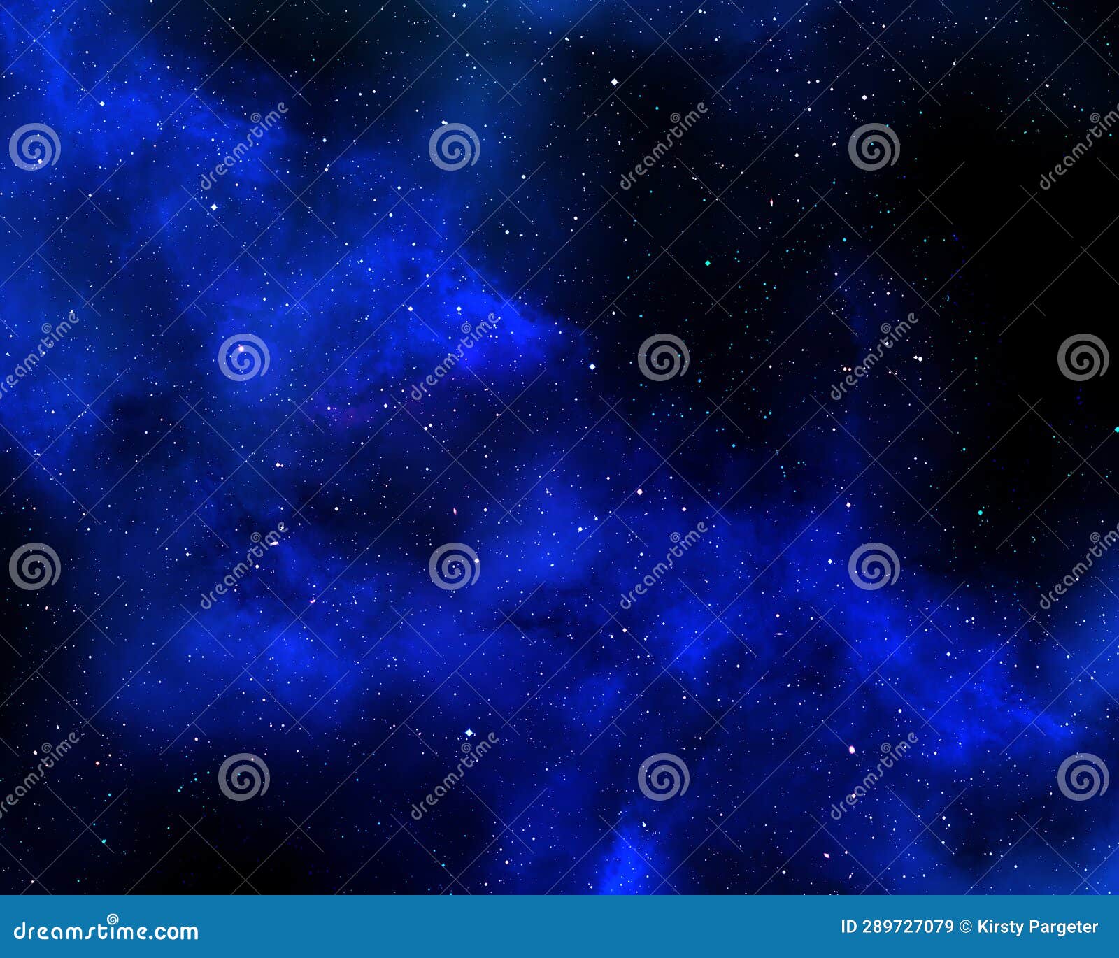 3D Abstract Background with a Space Sky Design Stock Illustration ...