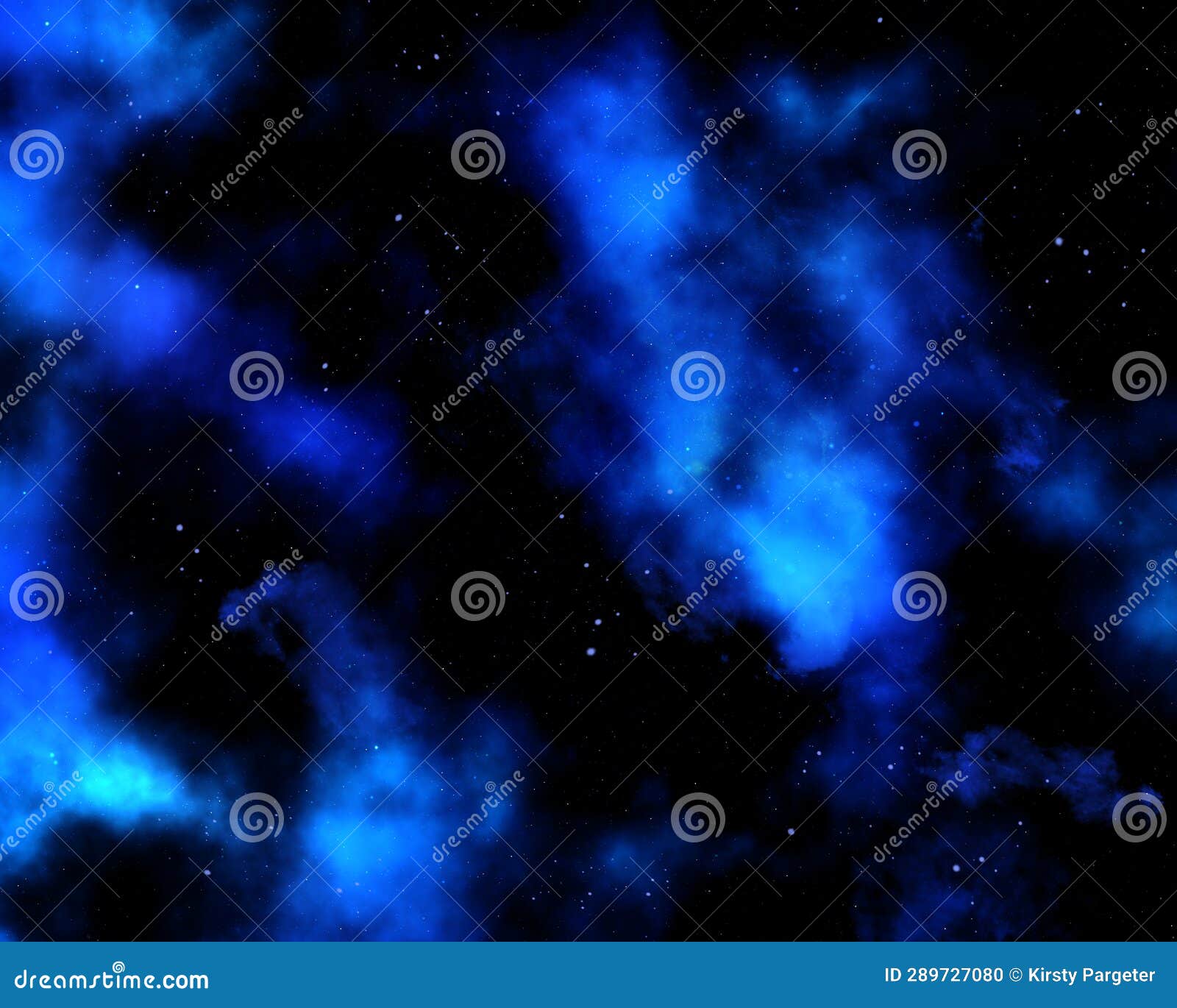 3D Abstract Background with a Space Sky Design Stock Illustration ...