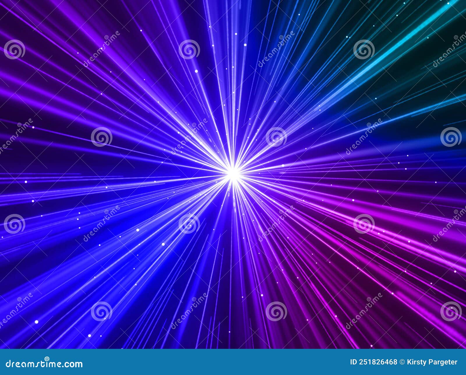 3D Abstract Background with Speed Warp Design Stock Illustration ...