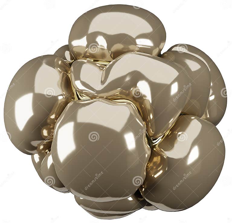 3d Abstract Balloon Illustration, Inflate Object Element Stock ...