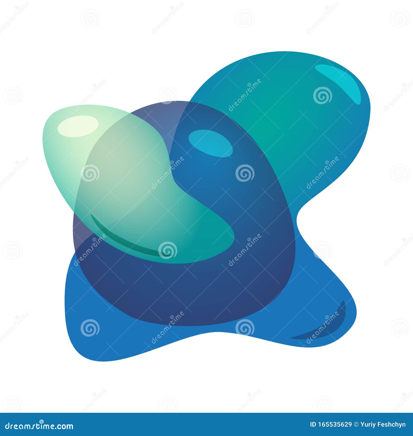 3D Abstract Blur Free Forms Color Gradient. Vector Fluid Organic ... 3D Abstract Blur Free Forms Color Gradient. Vector Fluid Organic ...
