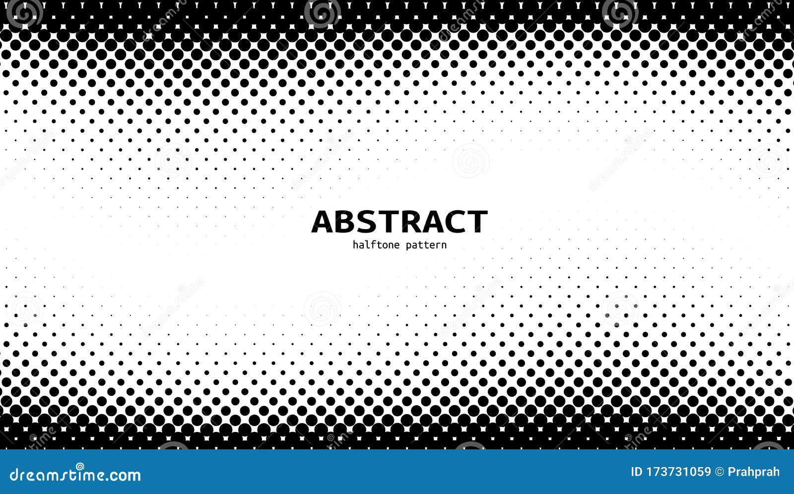 2D Abstract BW Halftone Wave Simple Background Stock Vector ...