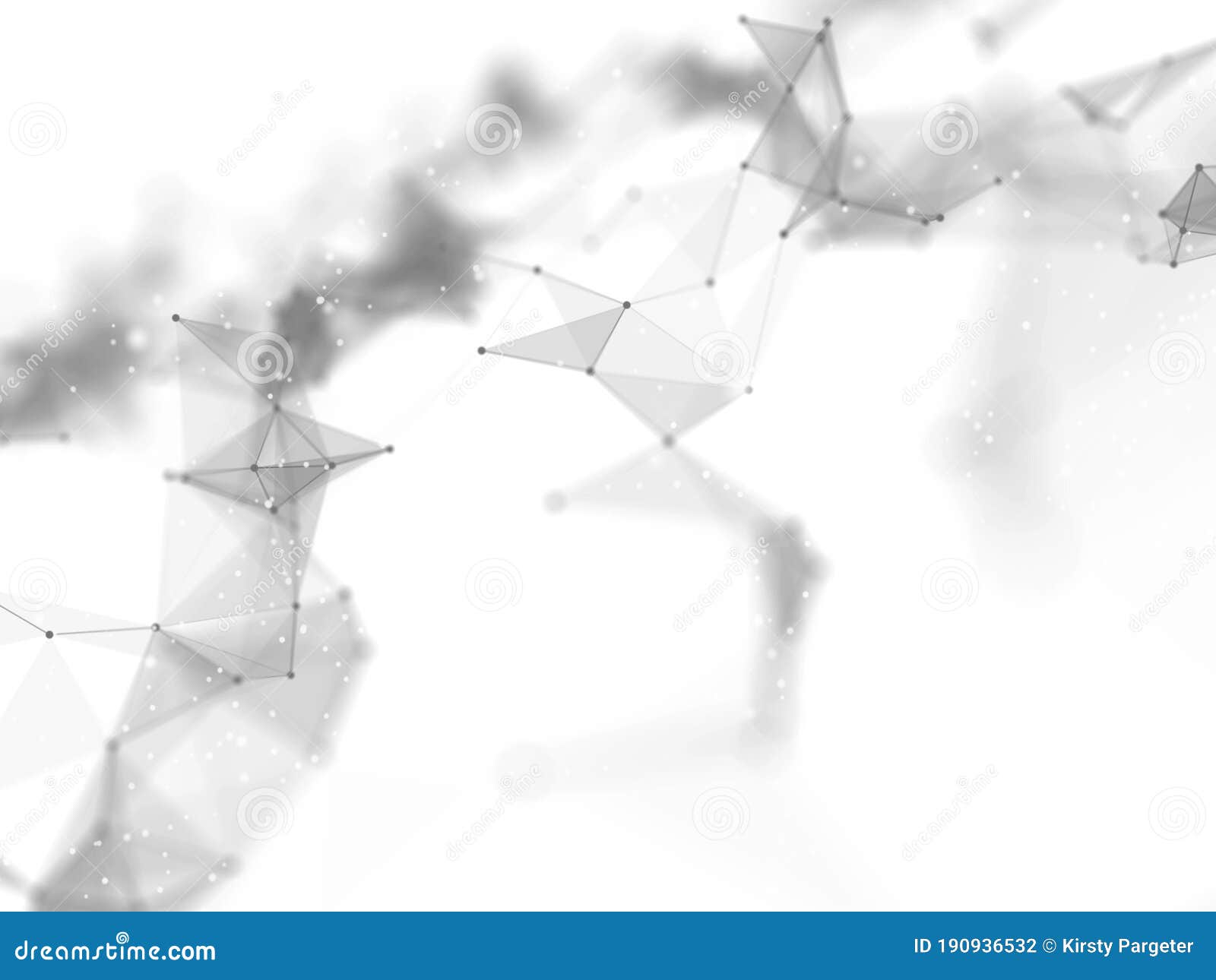 3D Abstract Connections Background. Networking, Connecting Lines And ...