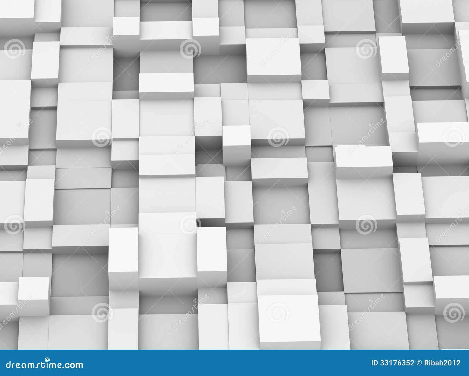 3d abstract cube wall stock illustration. Illustration of modern - 33176352