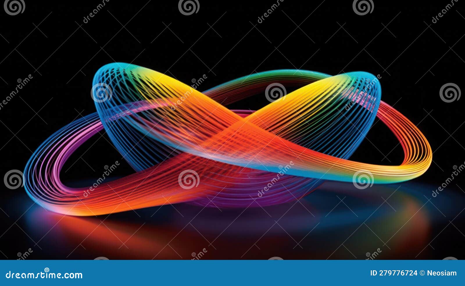 3d Abstract Data Visualization Background Stock Illustration Illustration Of Infographic