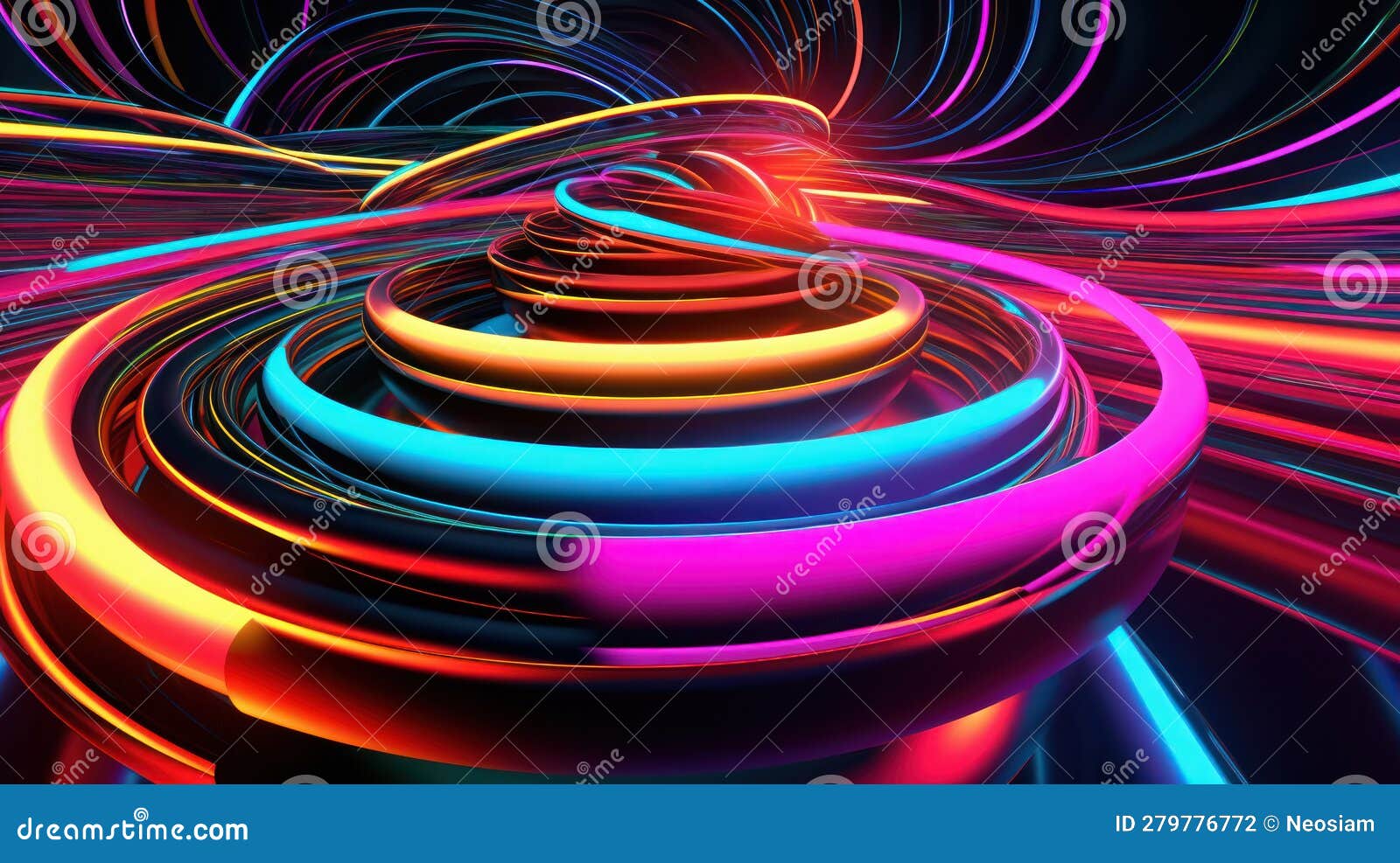 3d Abstract Data Visualization Background Stock Illustration Illustration Of Infographic