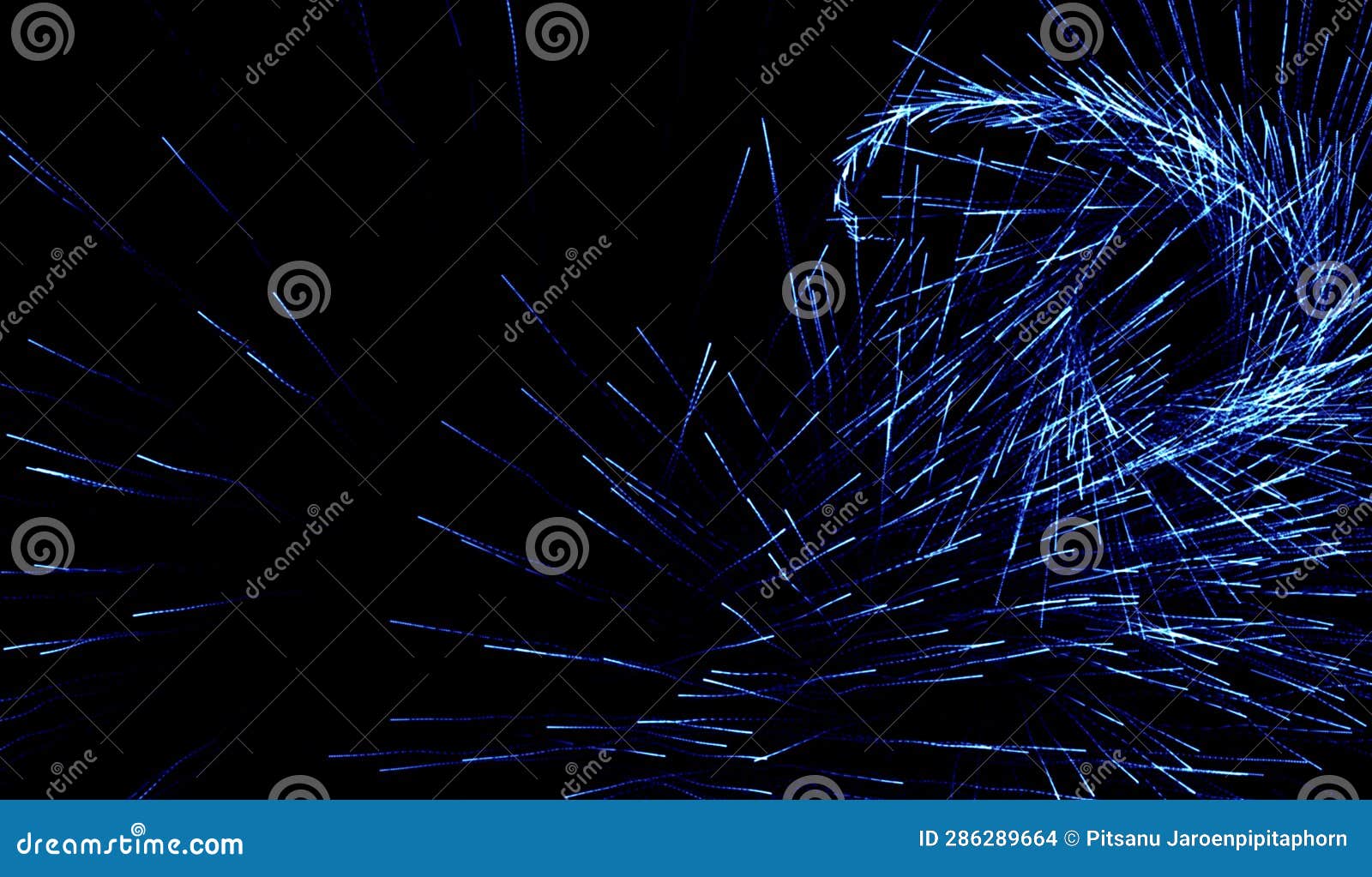 3D Abstract Digital Technology Particles Fragmentation and Mixing of ...