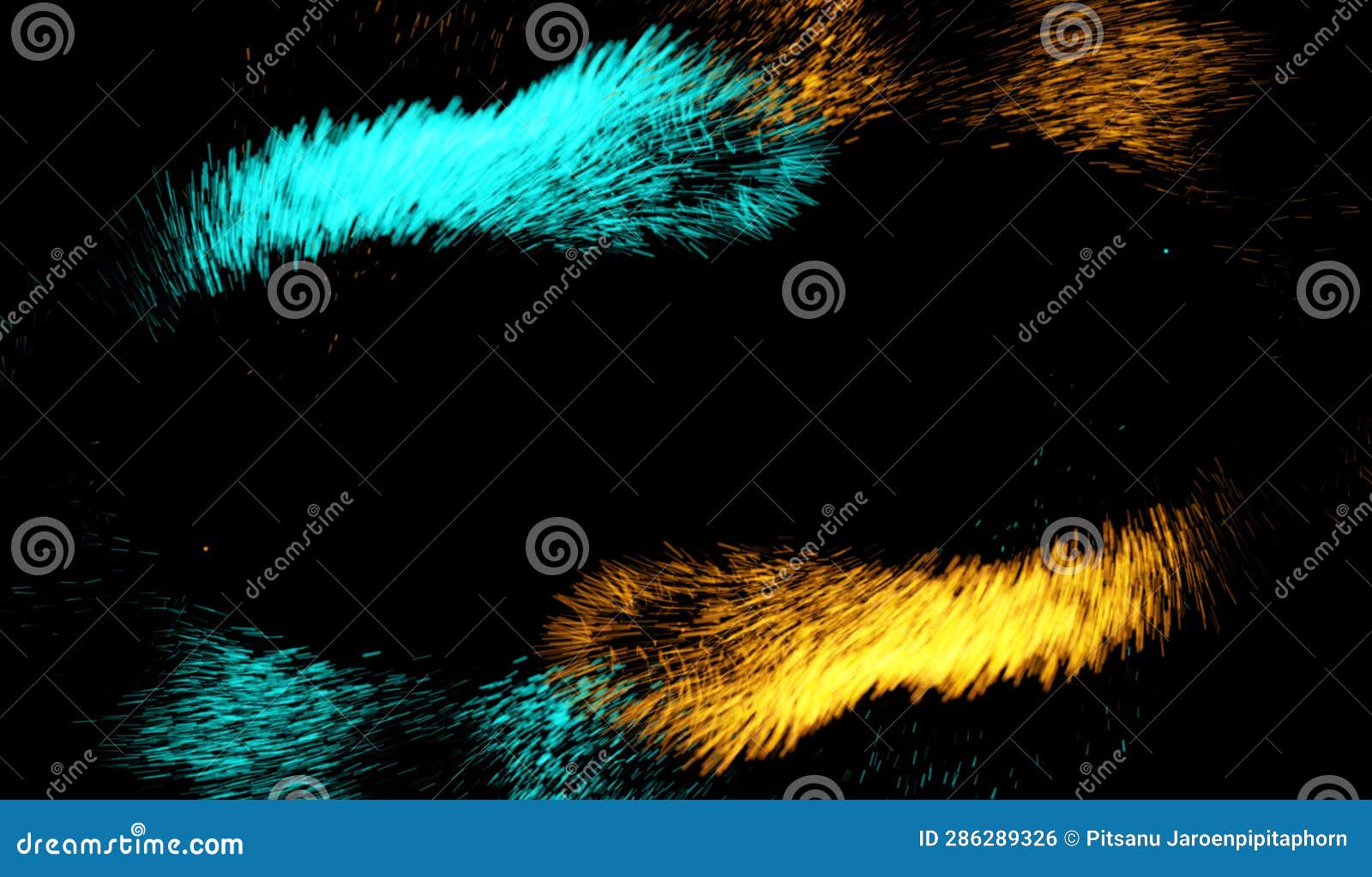 3D Abstract Digital Technology Particles Fragmentation and Mixing of ...