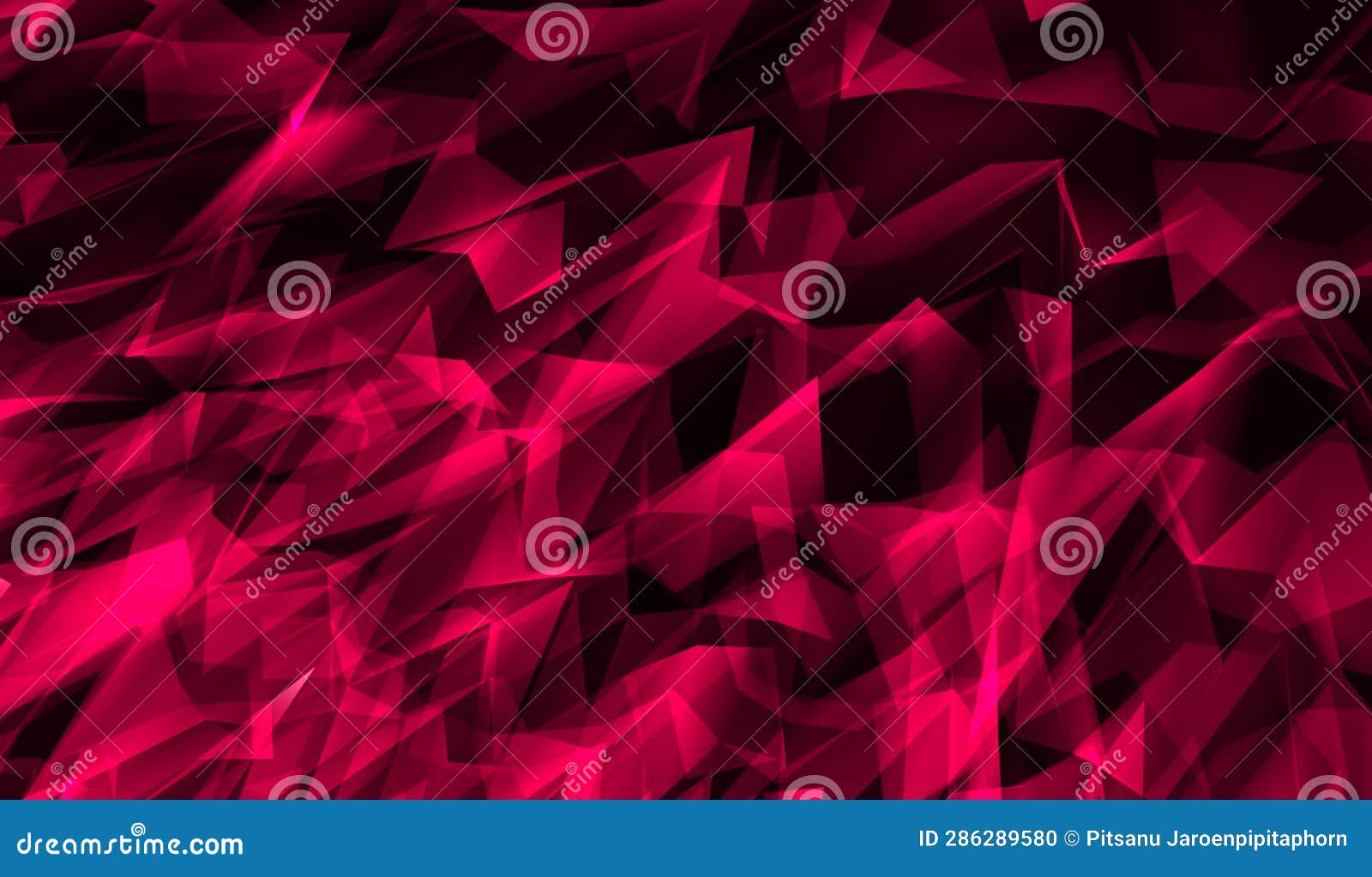 3D Abstract Digital Technology Red Network on Red Background Stock ...