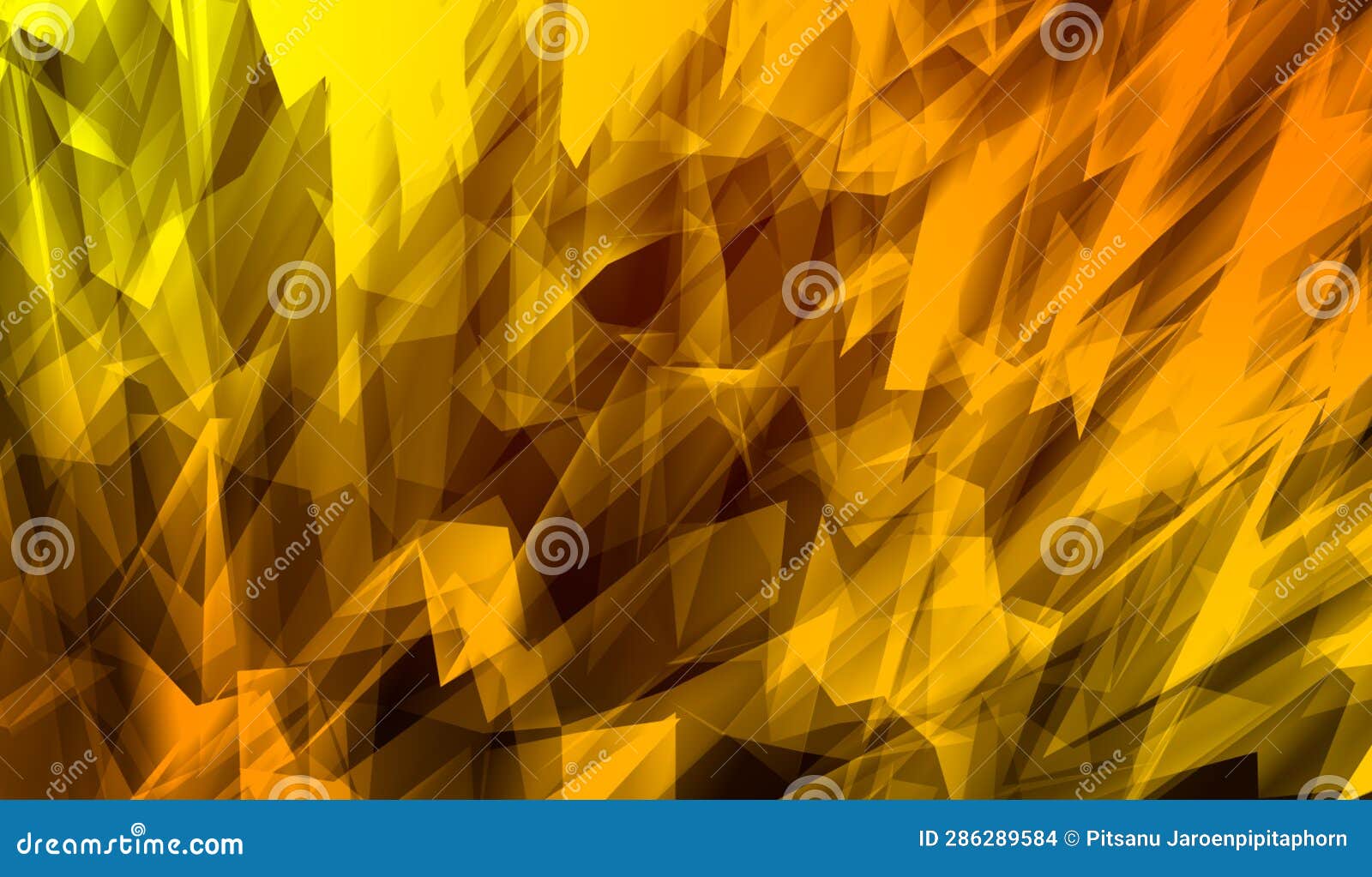 3D Abstract Digital Technology Yellow Network on Yellow Background ...