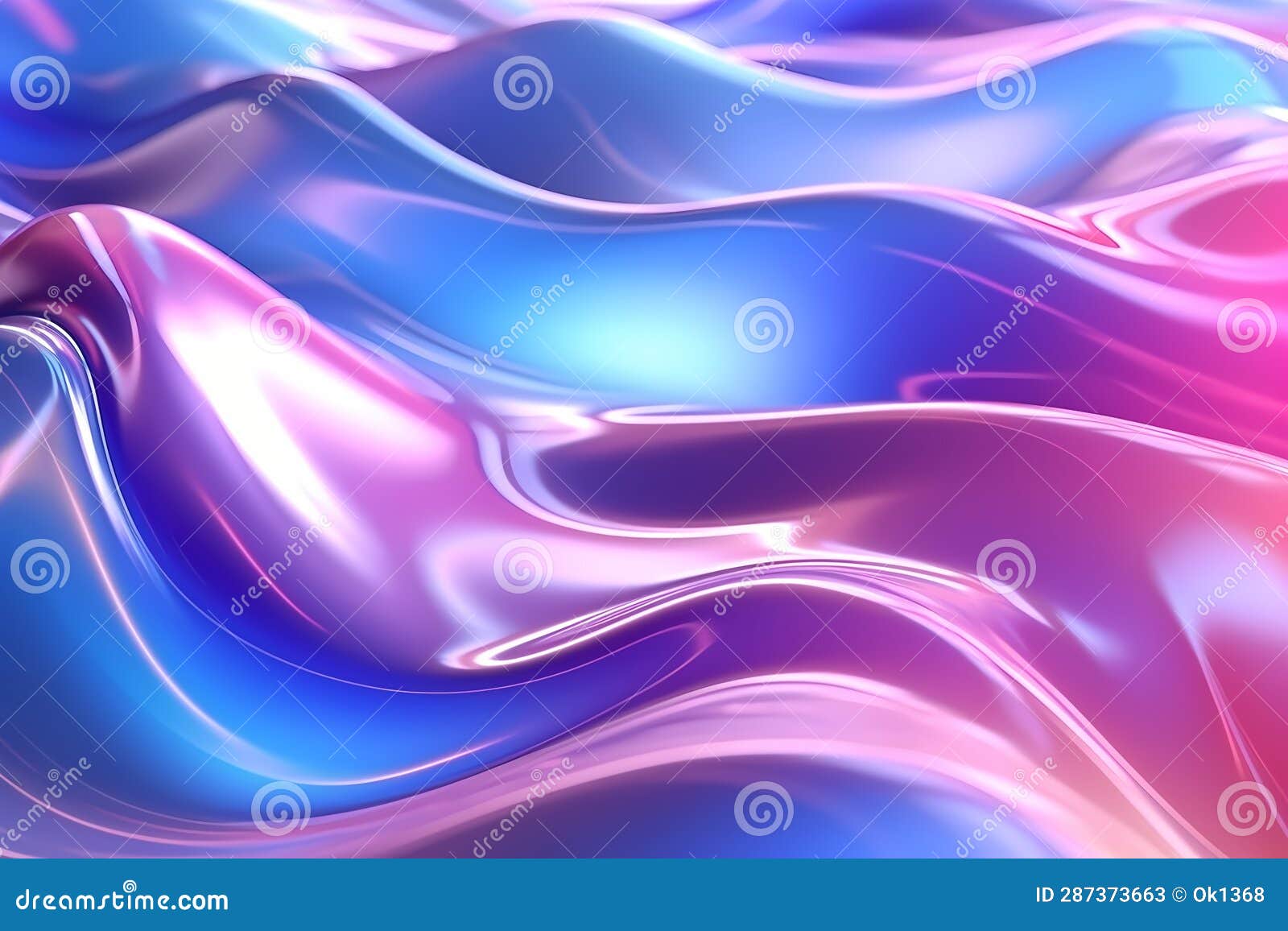 3d Abstract Flowing Liquid Colorfully Wave Background. Generative AI ...