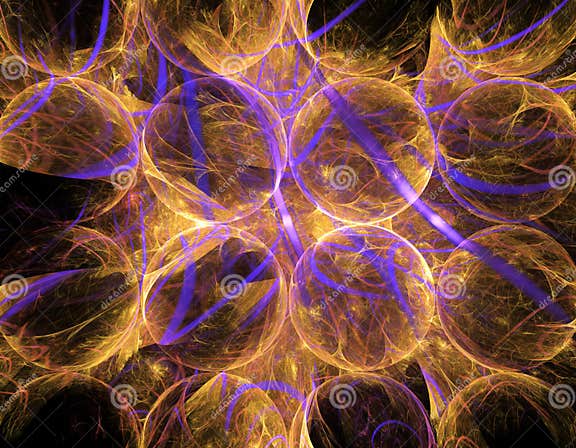 3d Abstract Fractal Illustration Background for Stock Illustration ...