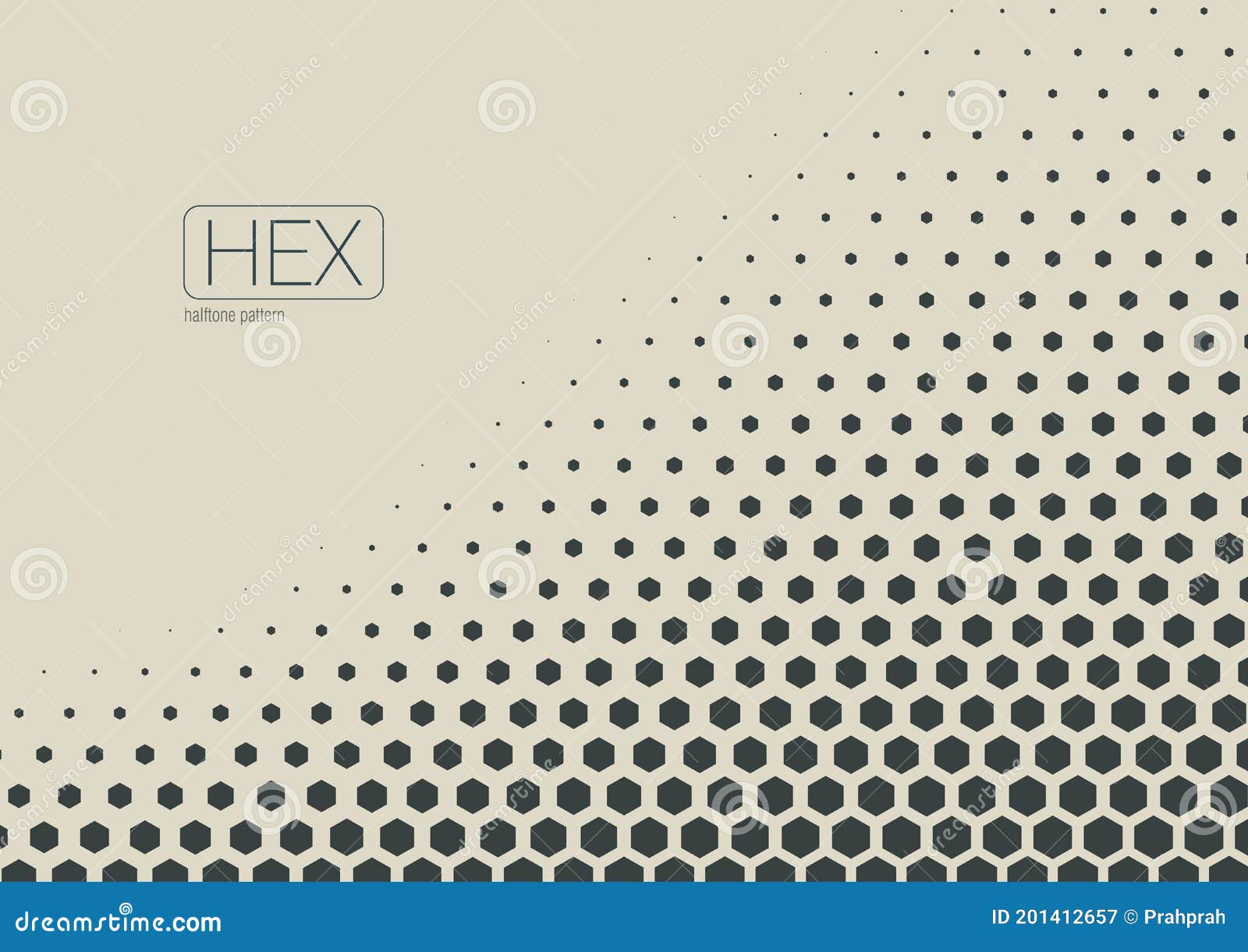 2D Abstract Geometric Wave Hex Halftone Pattern Stock Vector ...