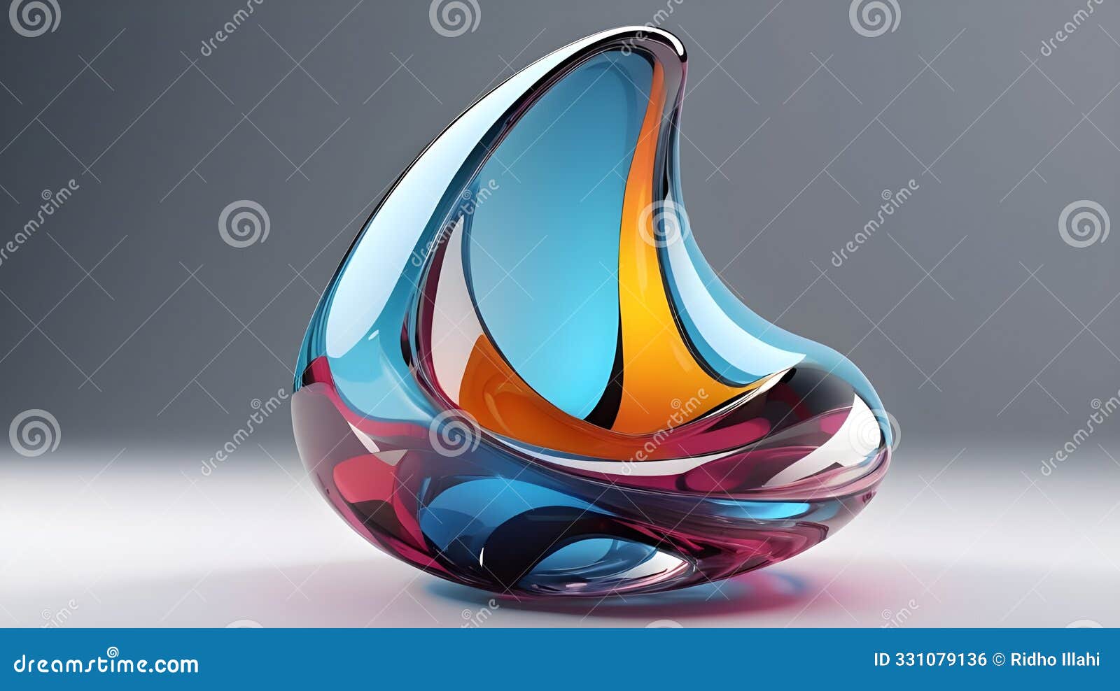 Good 3d Abstract Glass Wallpaper,wallpaper Glass Illustration 3d Render ...