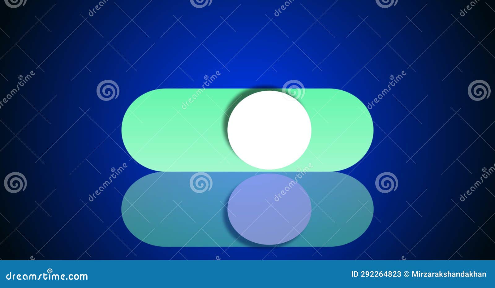 3D Abstract Illustration Switch Turns on and Turns Off Button in High ...