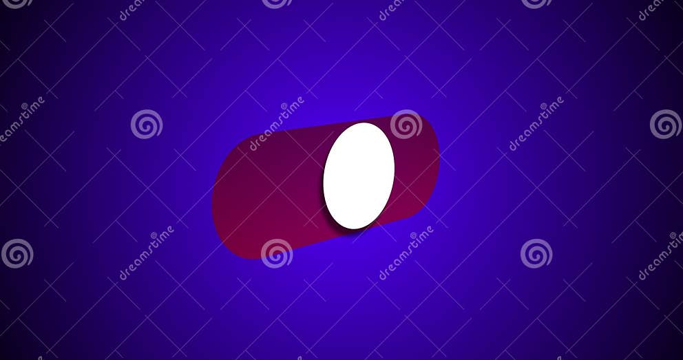 3D Abstract Illustration Switch Turns on and Turns Off Button in High ...