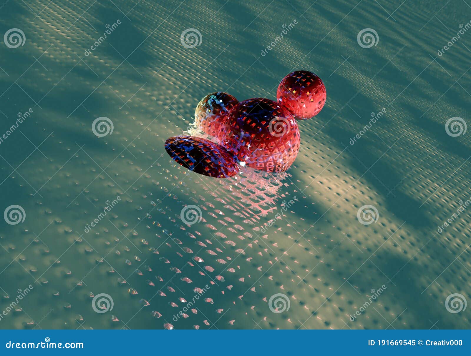 Creating a physical object stock illustration. Illustration of dynamic ...