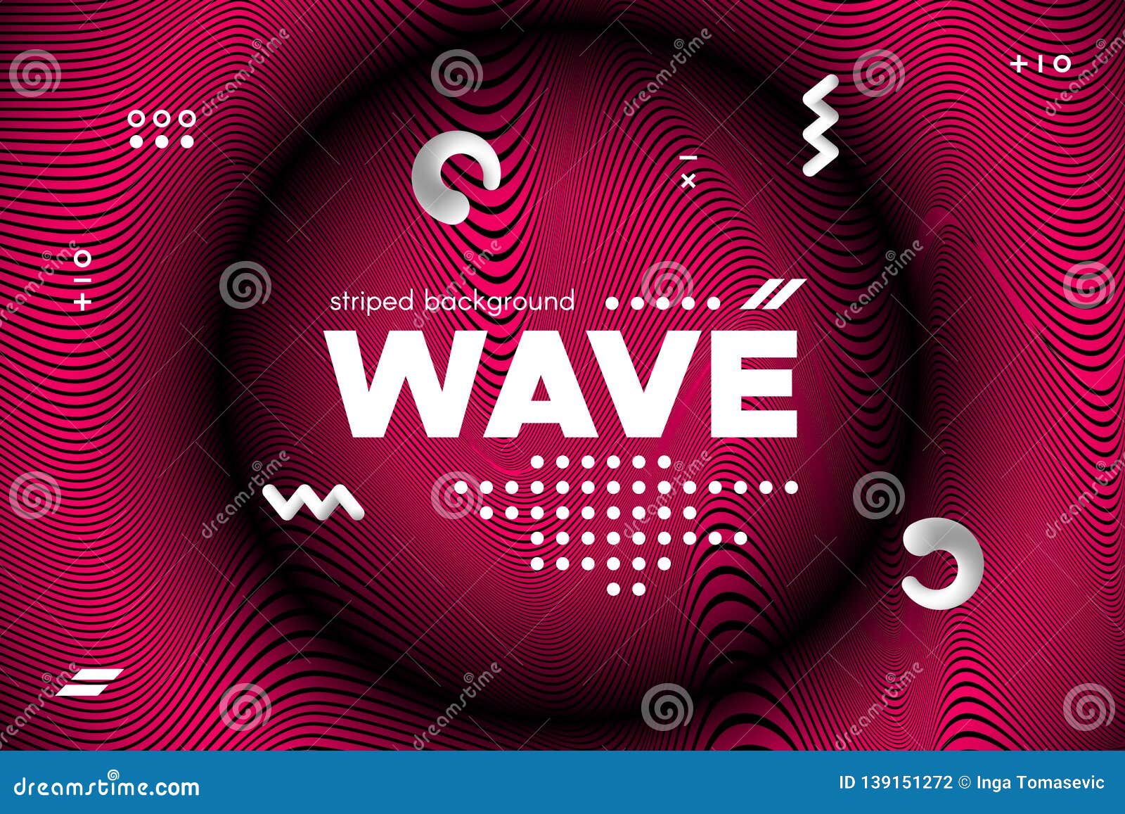 3d Abstract Linear Banner. stock vector. Illustration of flow - 139151272