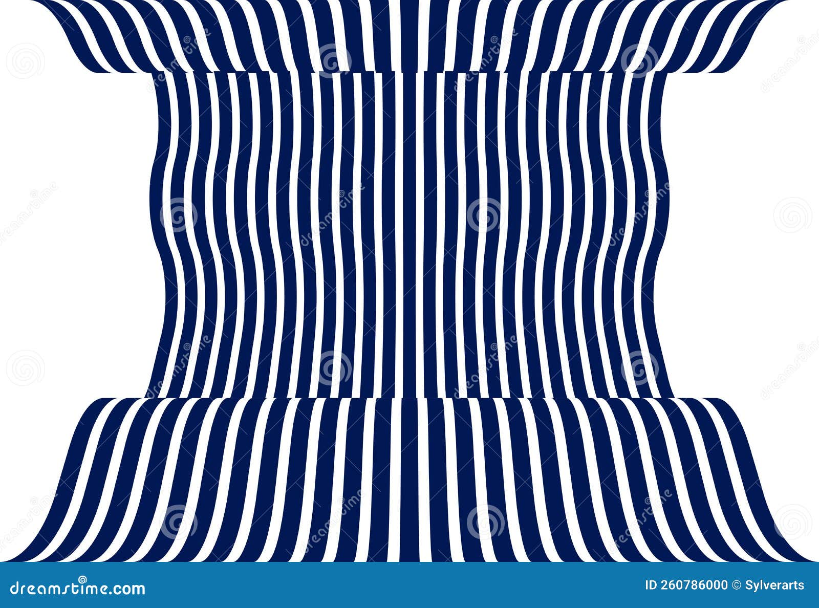 3D Abstract Lines in Perspective Vector Background, Modern Trendy ...