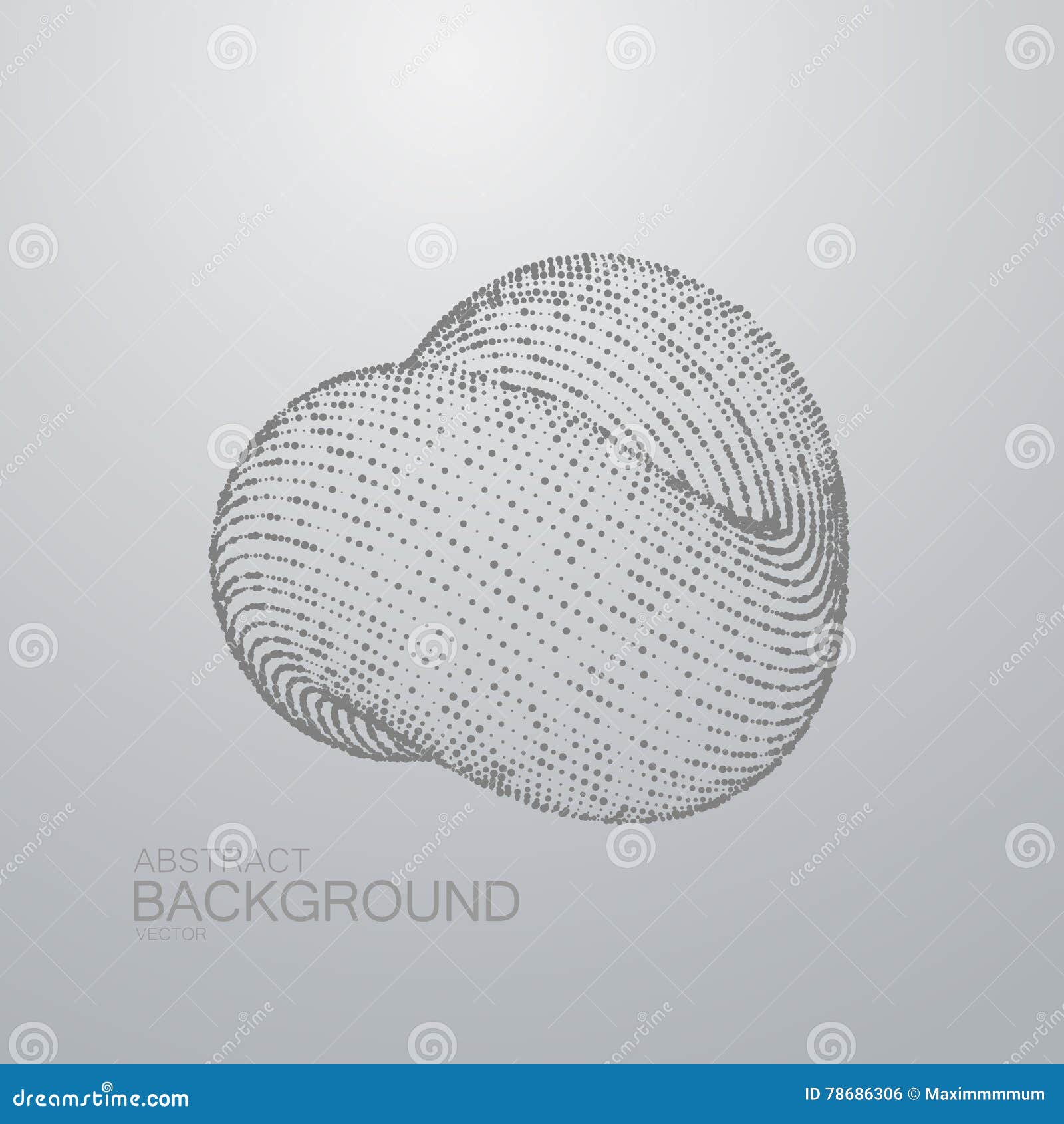 Abstract Loop Design. Multiple Line Styles Vector. Black And White ...