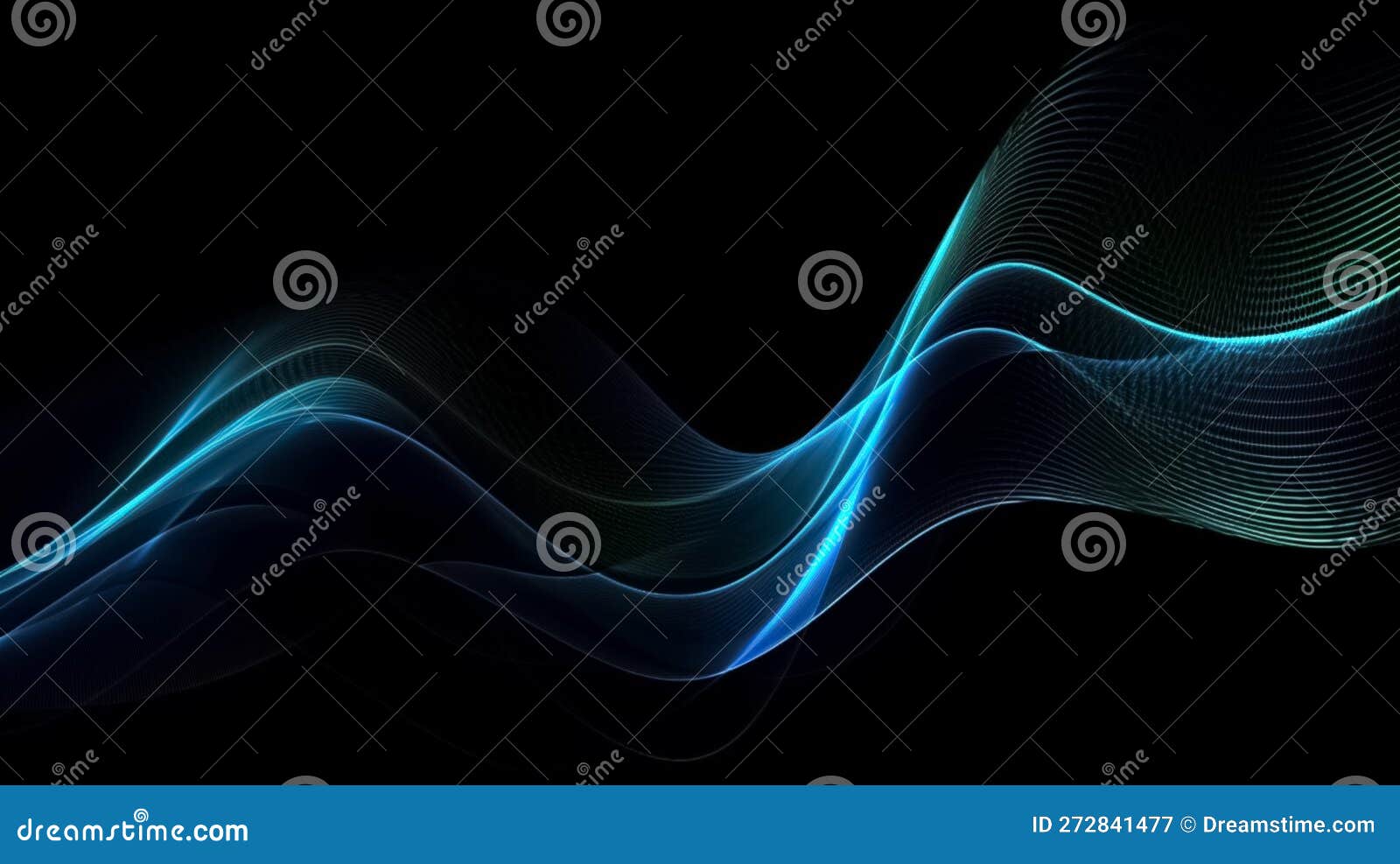 3D Abstract Motion Lines Wallpaper. Gradient Design Element for ...