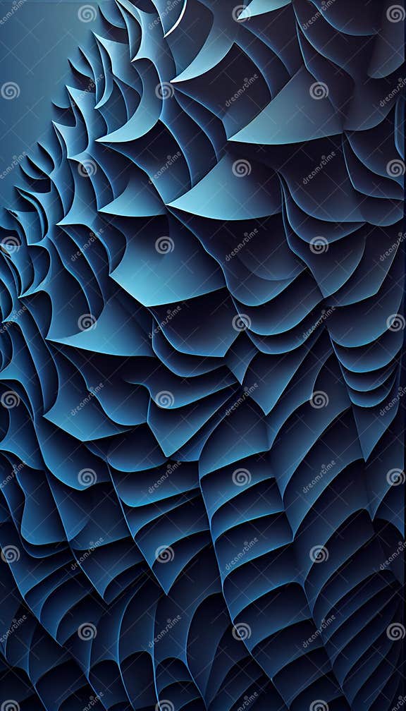 3D Abstract Multicolour Gradient Design Wavy Visualization, Perfect ...