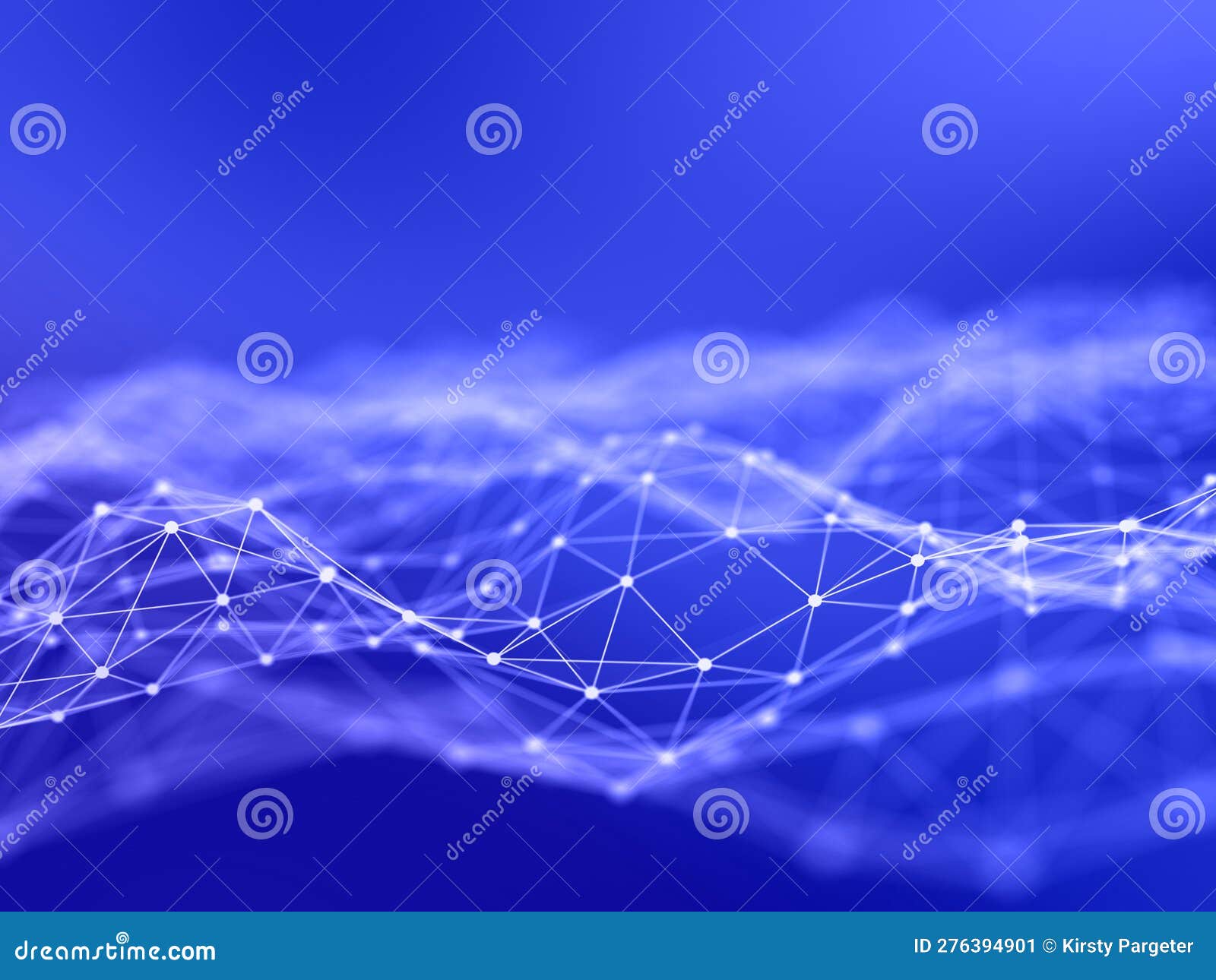 3D Abstract Network Communications Background Design Stock Illustration ...