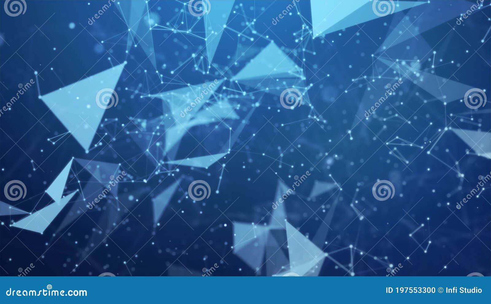 3d Abstract Plexus Shapes Connection and Web Concept Loop Background. Stock Footage - Video of ...