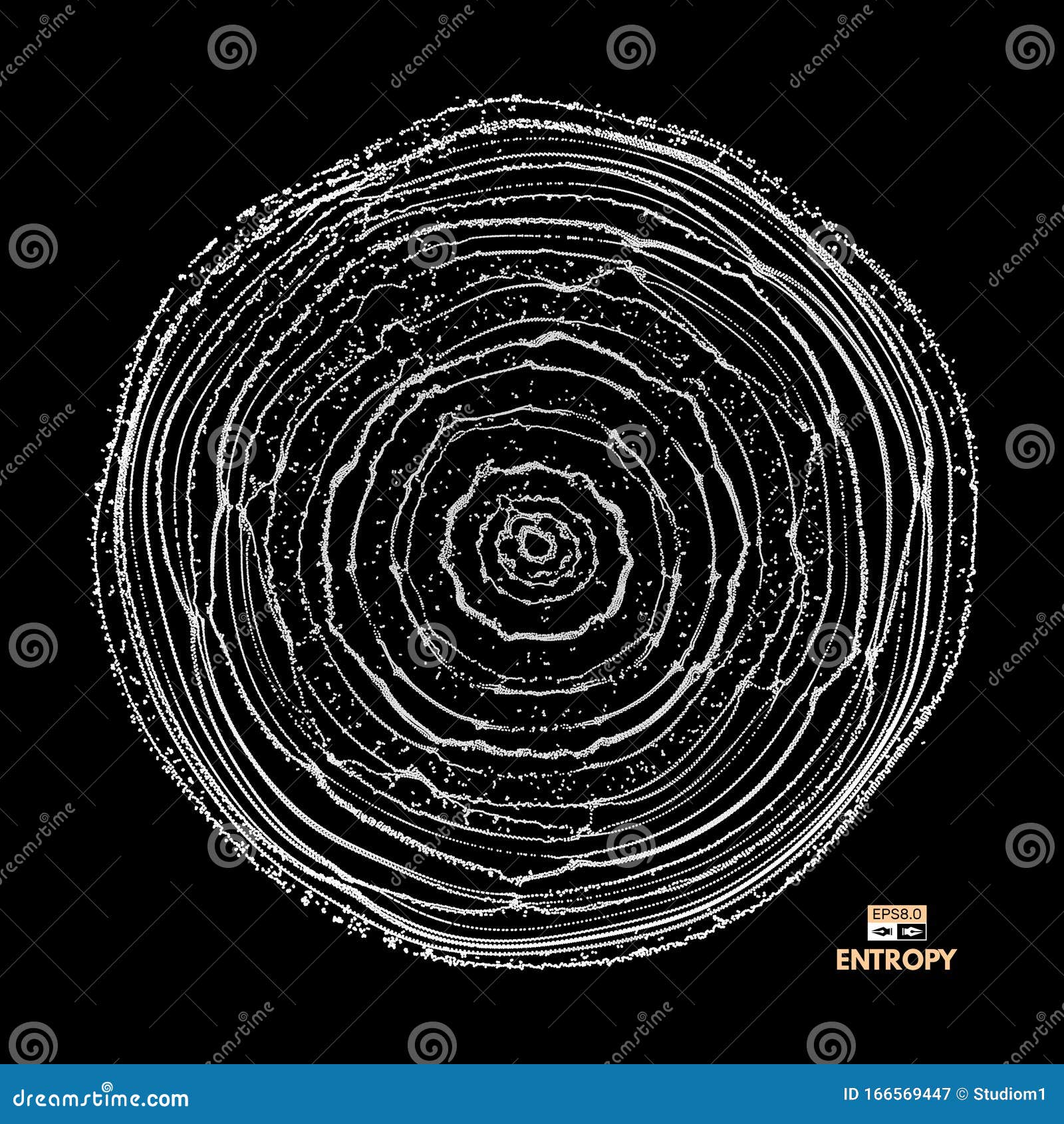 3d Abstract Sphere. Array with Dynamic Particles. Modern Science and Technology Element Stock ...