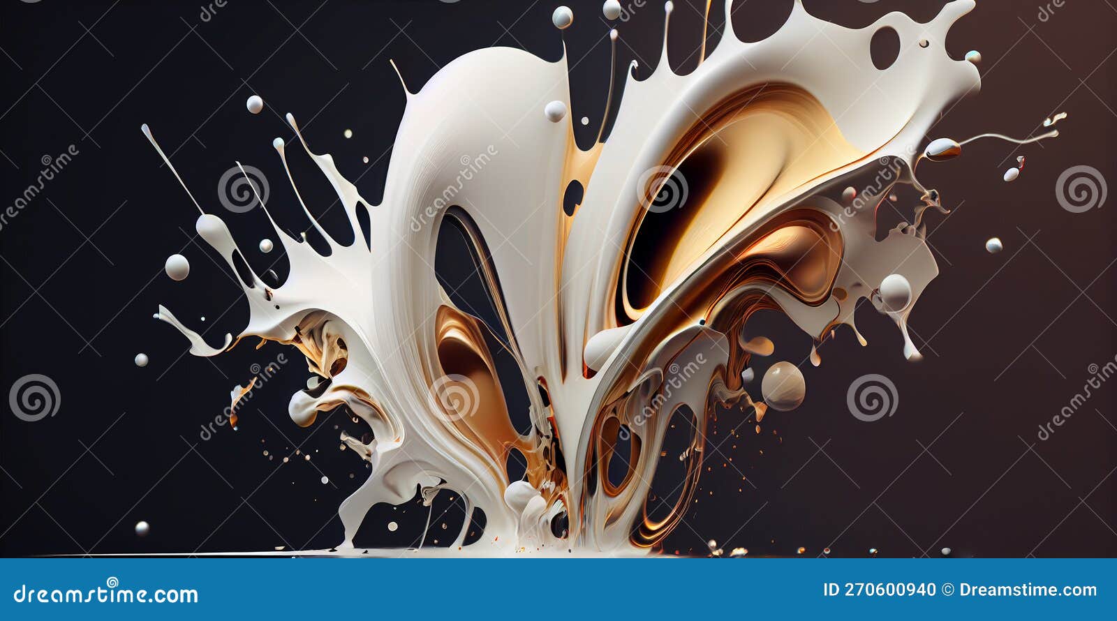 3D Abstract Splash, Background Design Stock Illustration - Illustration ...