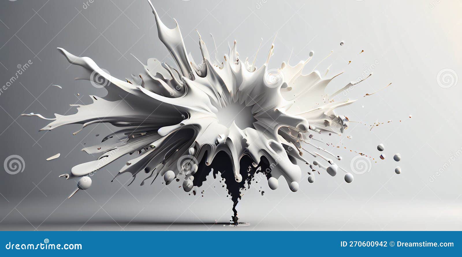 3D Abstract Splash, Background Design Stock Illustration - Illustration ...