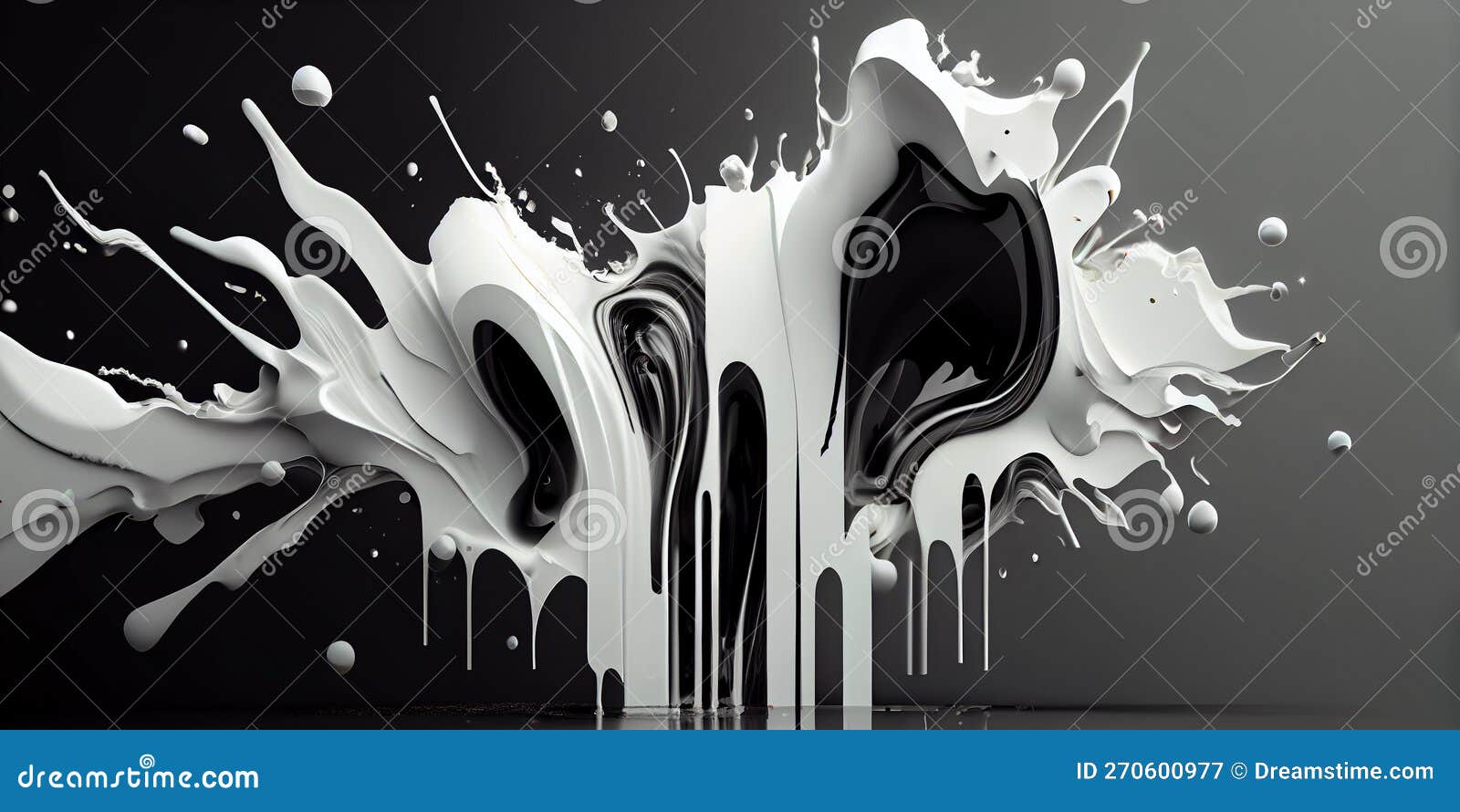 3D Abstract Splash, Background Design Stock Illustration - Illustration ...