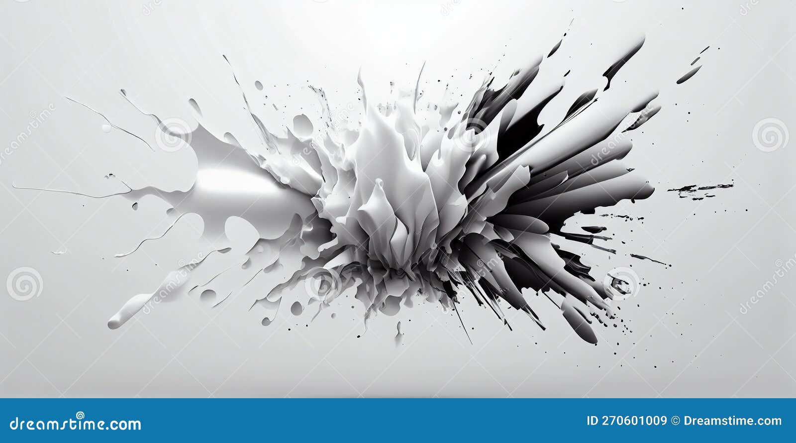 3D Abstract Splash, Background Design Stock Illustration - Illustration ...