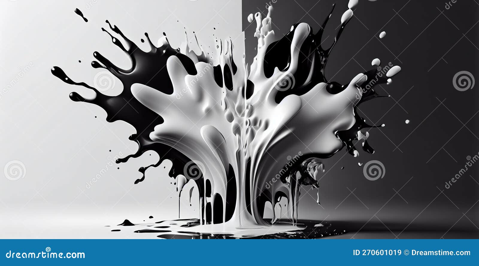 3D Abstract Splash, Background Design Stock Illustration - Illustration ...