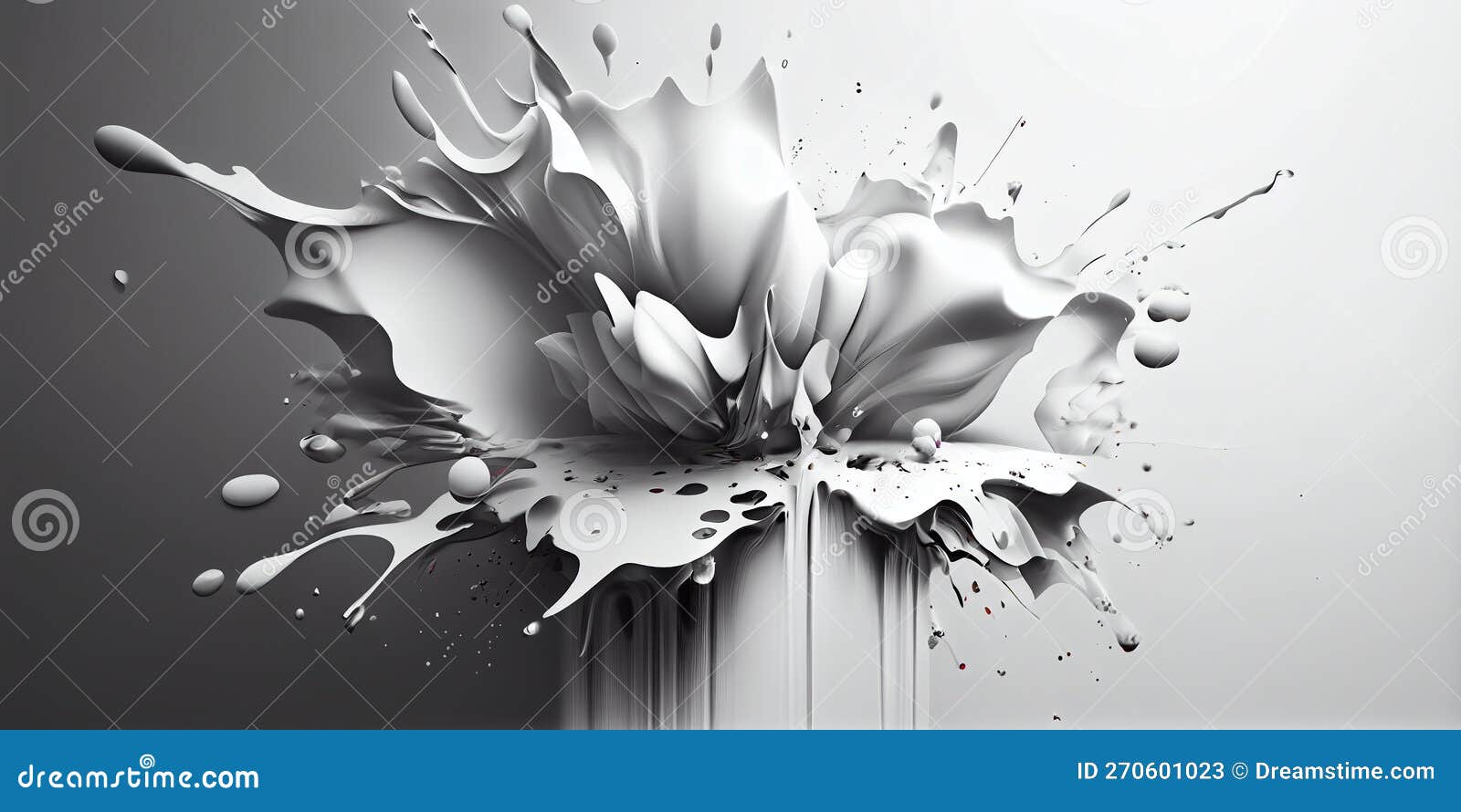 3D Abstract Splash, Background Design Stock Illustration - Illustration ...