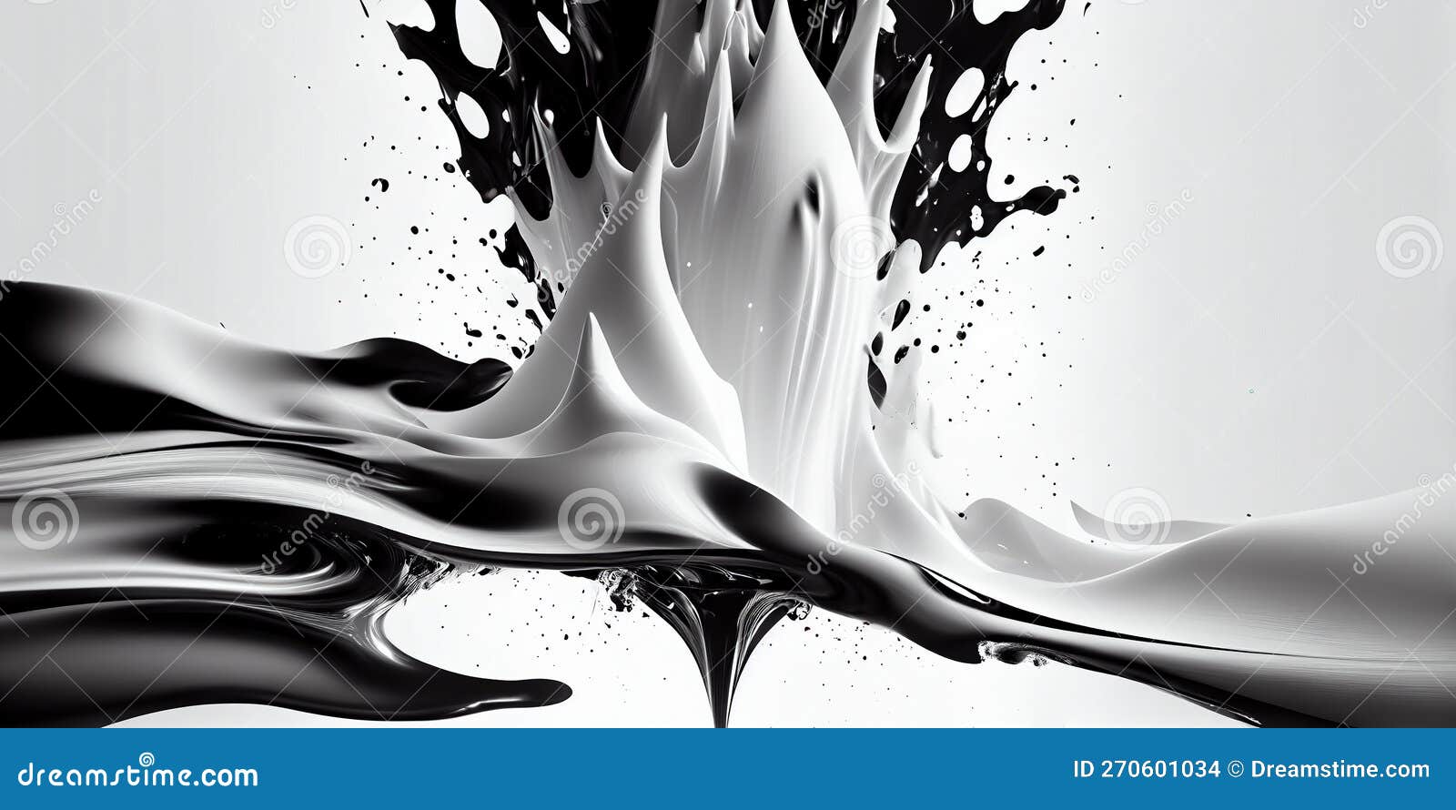 3D Abstract Splash, Background Design Stock Illustration - Illustration ...