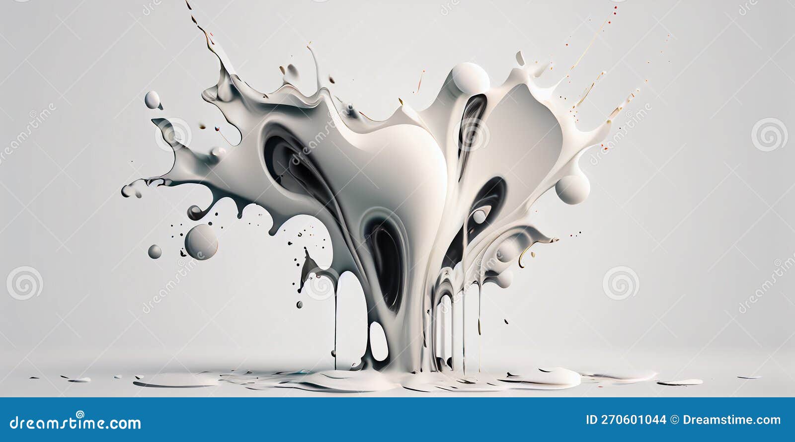 3D Abstract Splash, Background Design Stock Illustration - Illustration ...