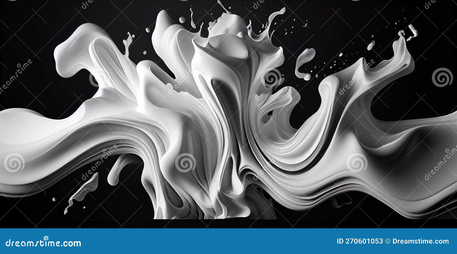 3D Abstract Splash, Background Design Stock Illustration - Illustration ...