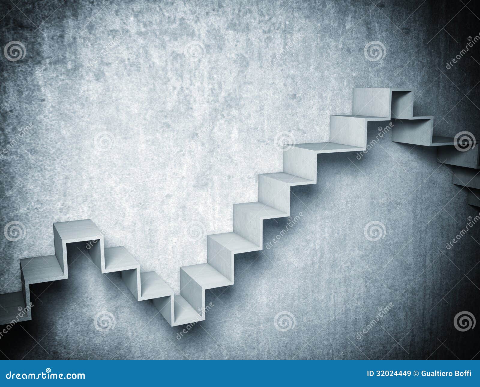 Abstract Stair Flow Chart Infographics Vector Illustration ...
