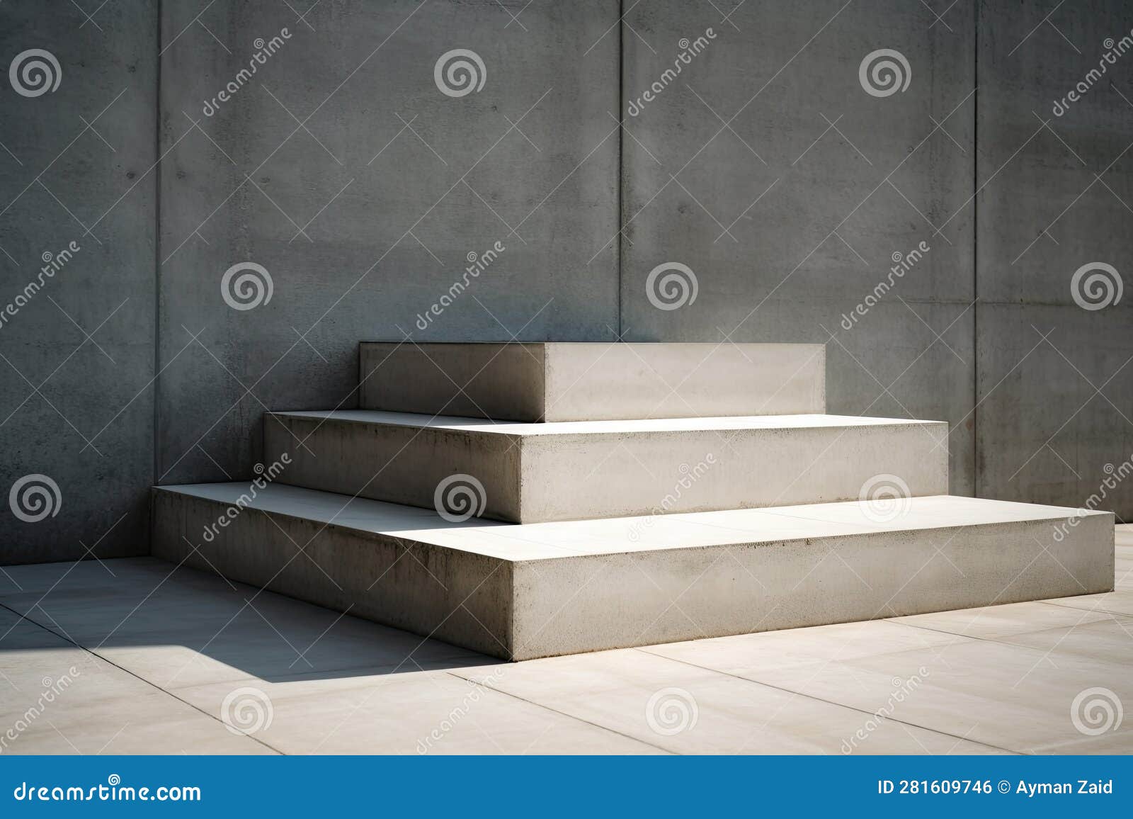 3d Abstract Staircase, Going Up Stock Illustration - Illustration of ...