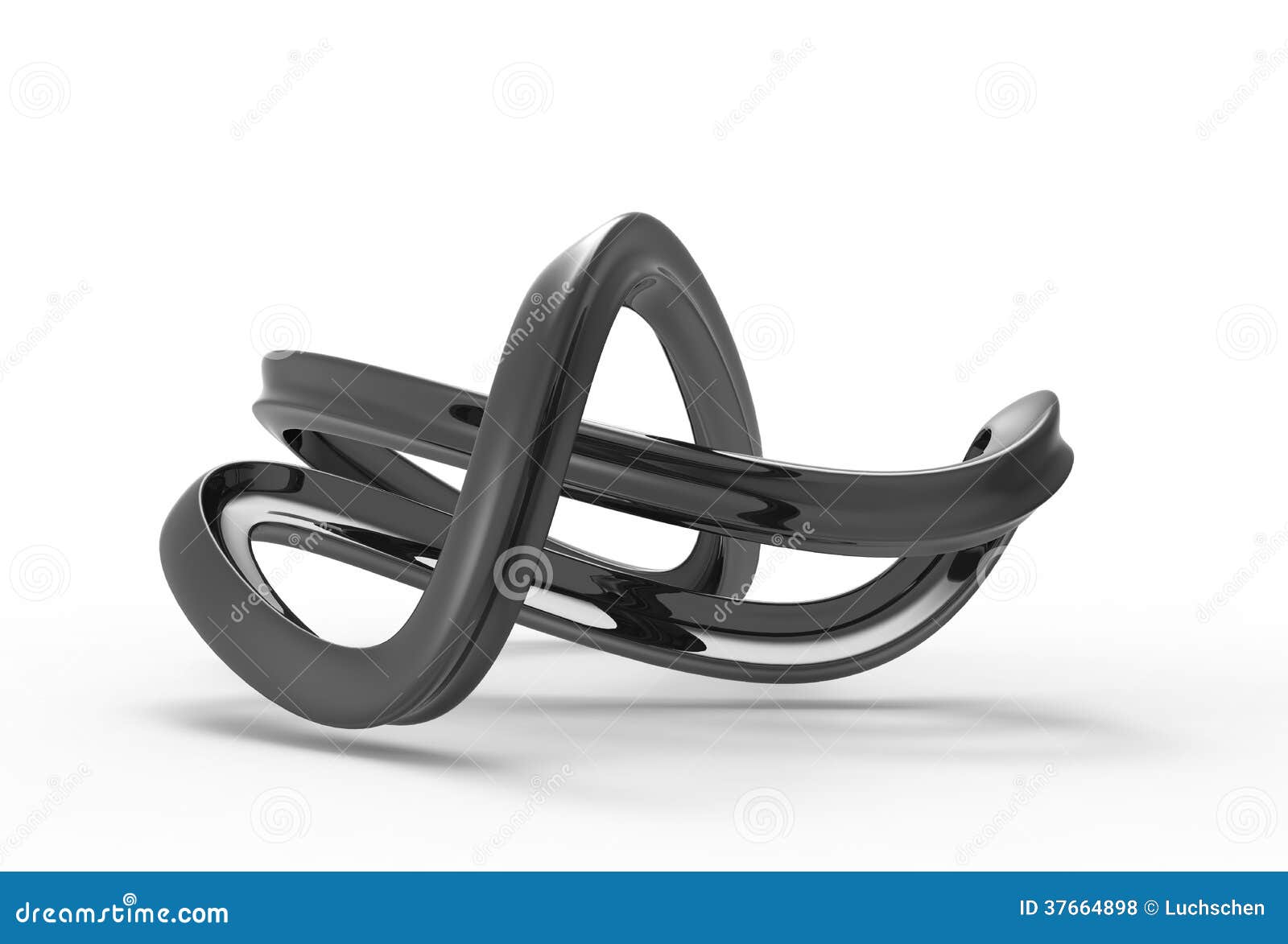 3d abstract twirl stock illustration. Illustration of decoration - 37664898